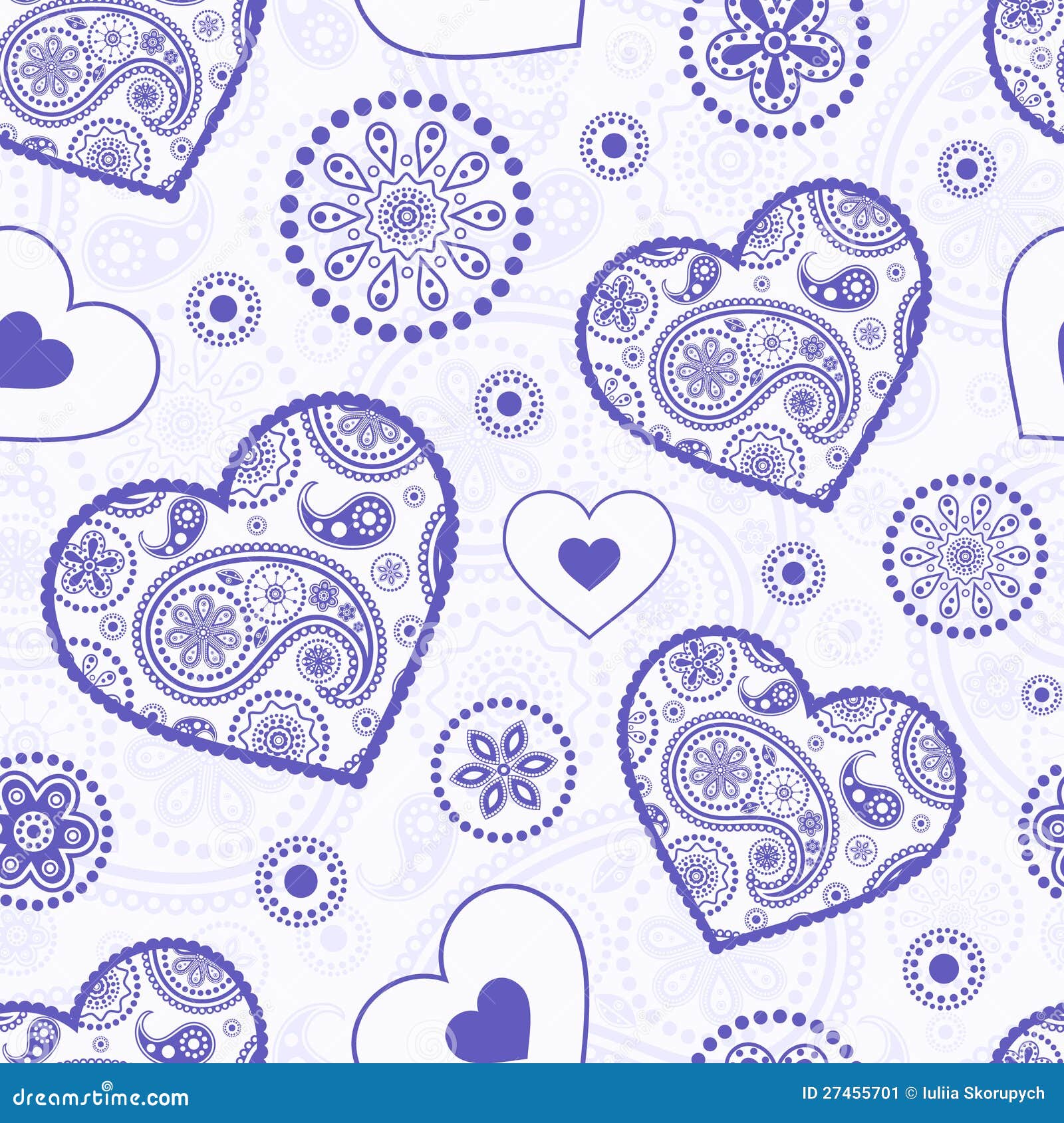 Abstract hearts stock vector. Illustration of flora, deco - 27455701