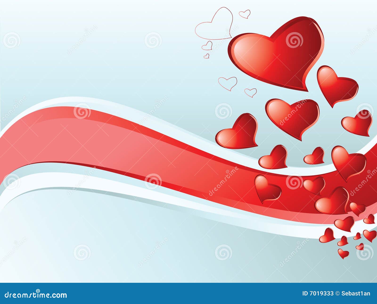 Abstract hearts stock vector. Illustration of affectionate - 7019333
