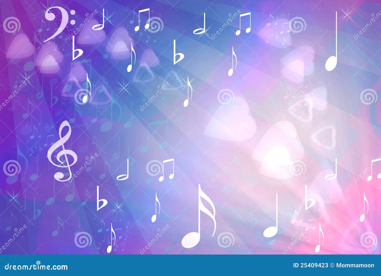 The Musical Notes Attached To Vertical Steel Columns. Royalty-Free ...