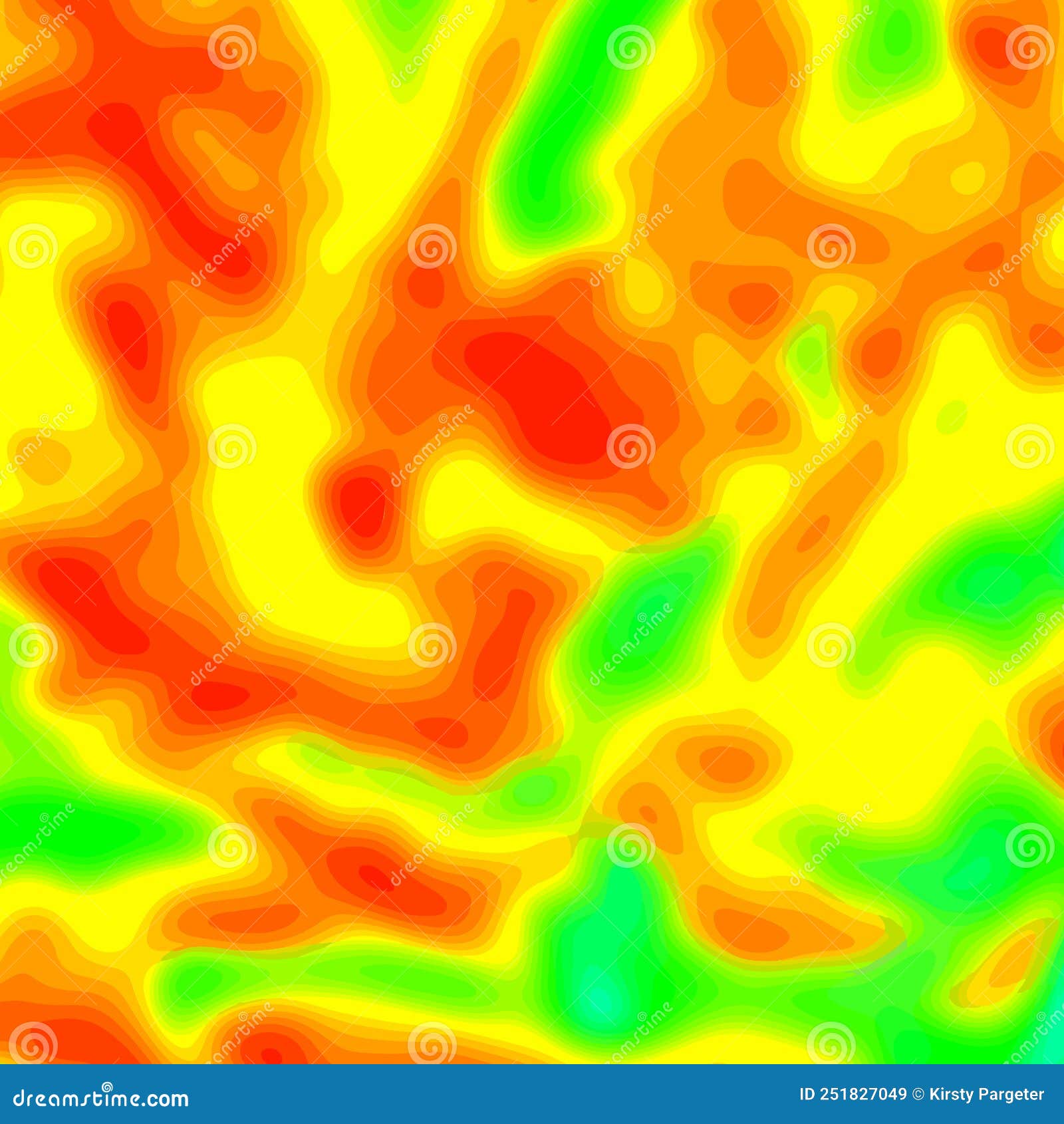 Abstract Heat Map Thermal Style Background Stock Vector - Illustration ...