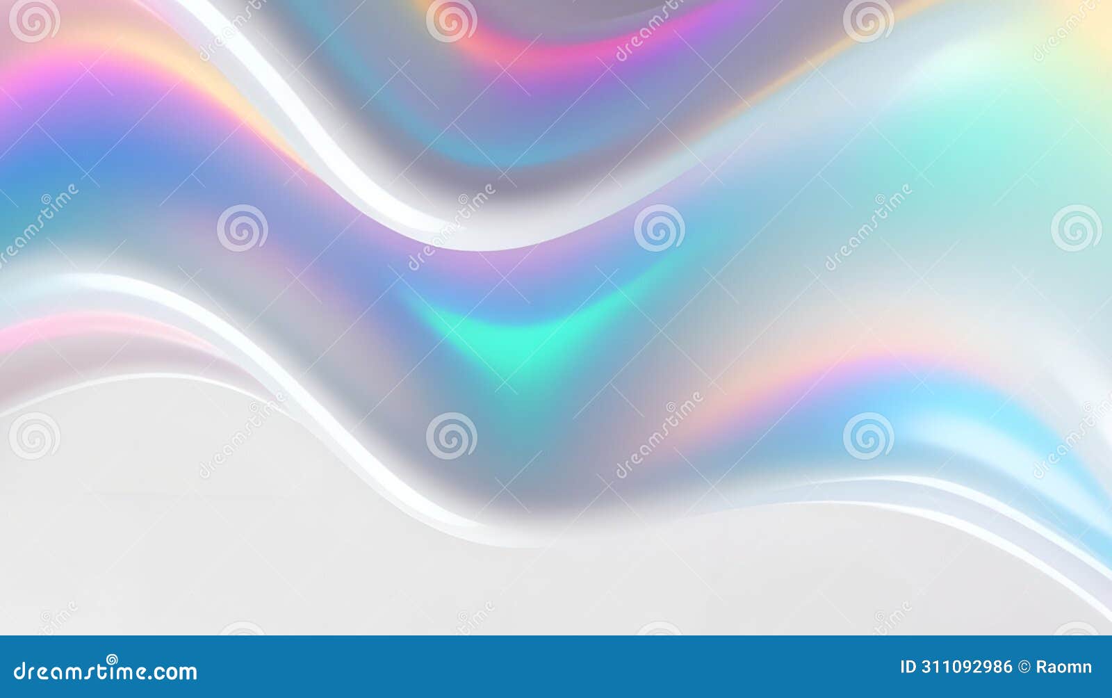 Abstract Heaven Pastel Colour Bright Wave Illustration, AI Generated ...