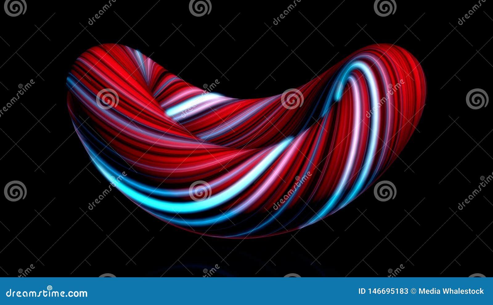 Abstract Helix Lines. Spiral Lines Background Stock Illustration ...
