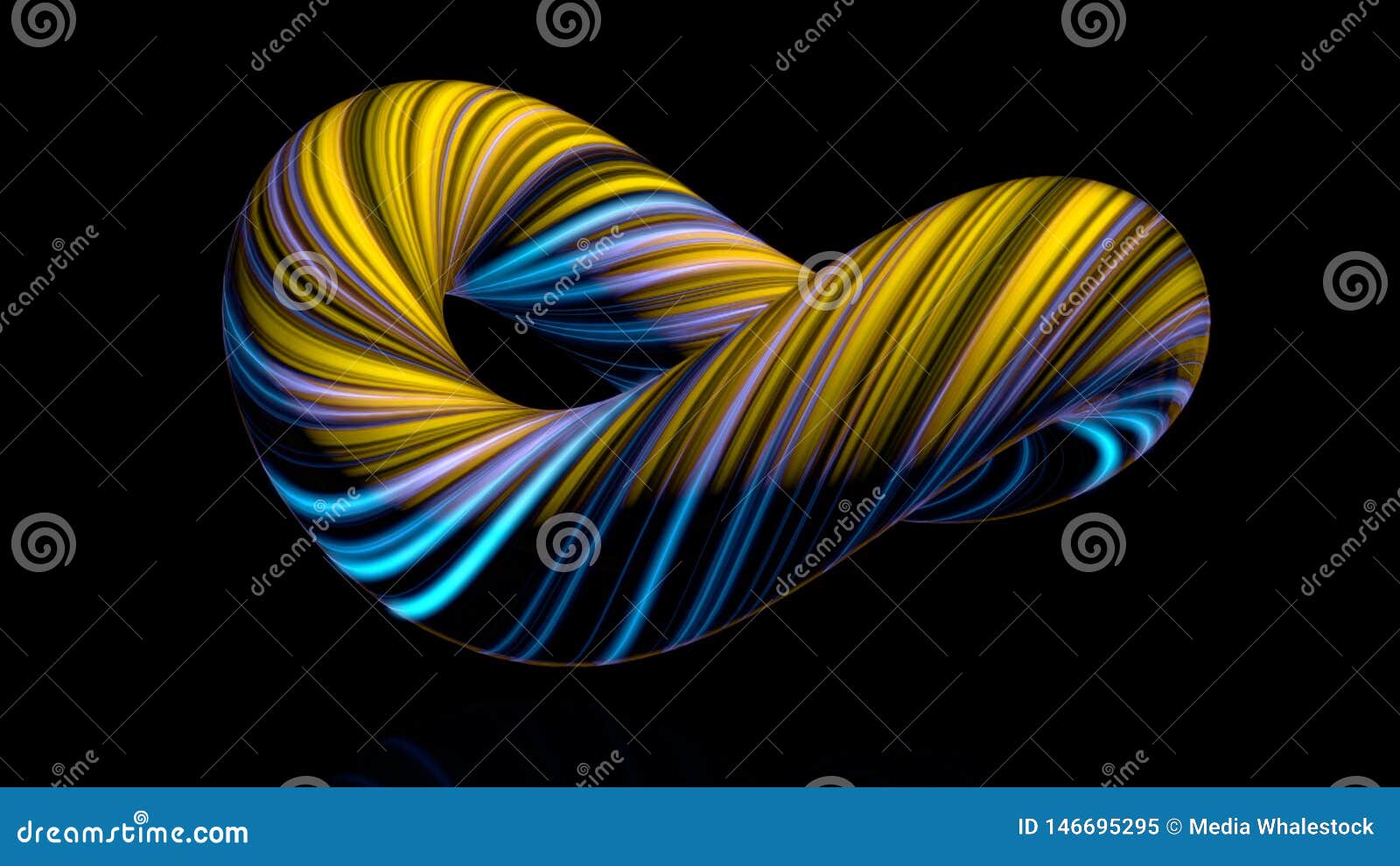 Abstract Helix Lines. Spiral Lines Background Stock Illustration ...