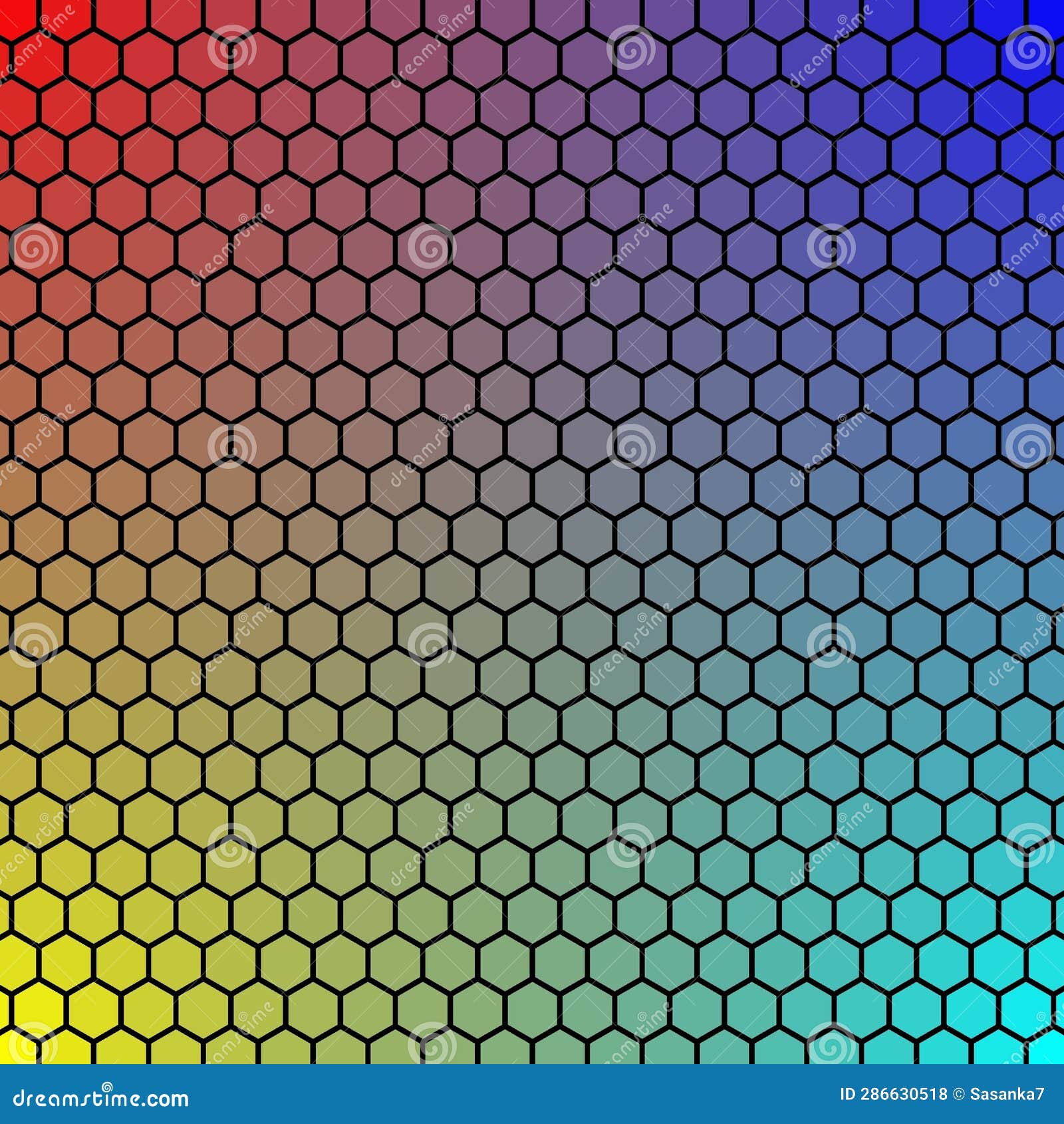 Abstract Hex Cube Background Stock Illustration - Illustration of text ...