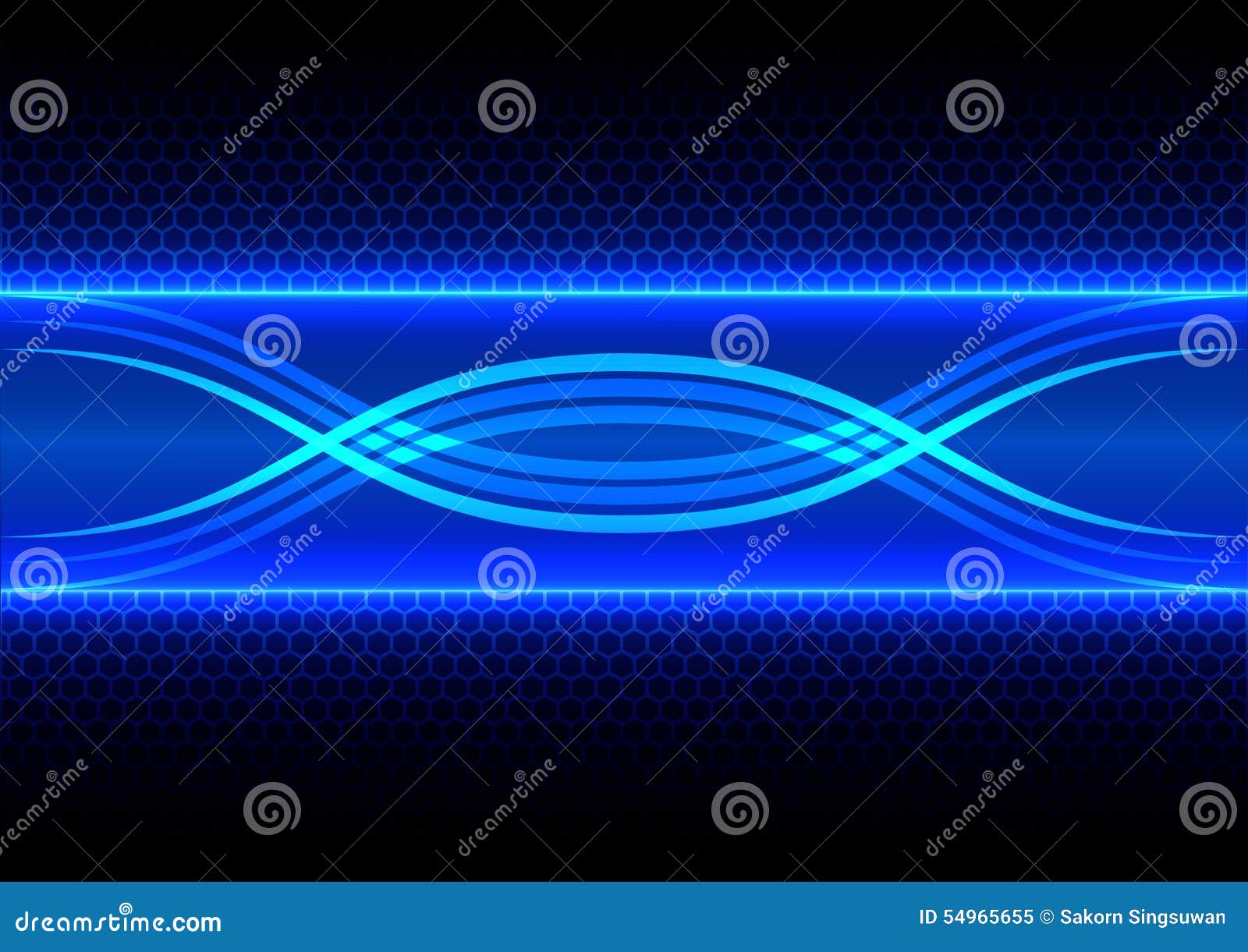 Abstract Hex and Ray Effect Background Stock Vector - Illustration of ...