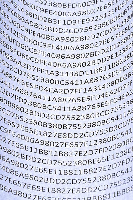 Abstract hexadecimal code stock image. Image of full - 24458951
