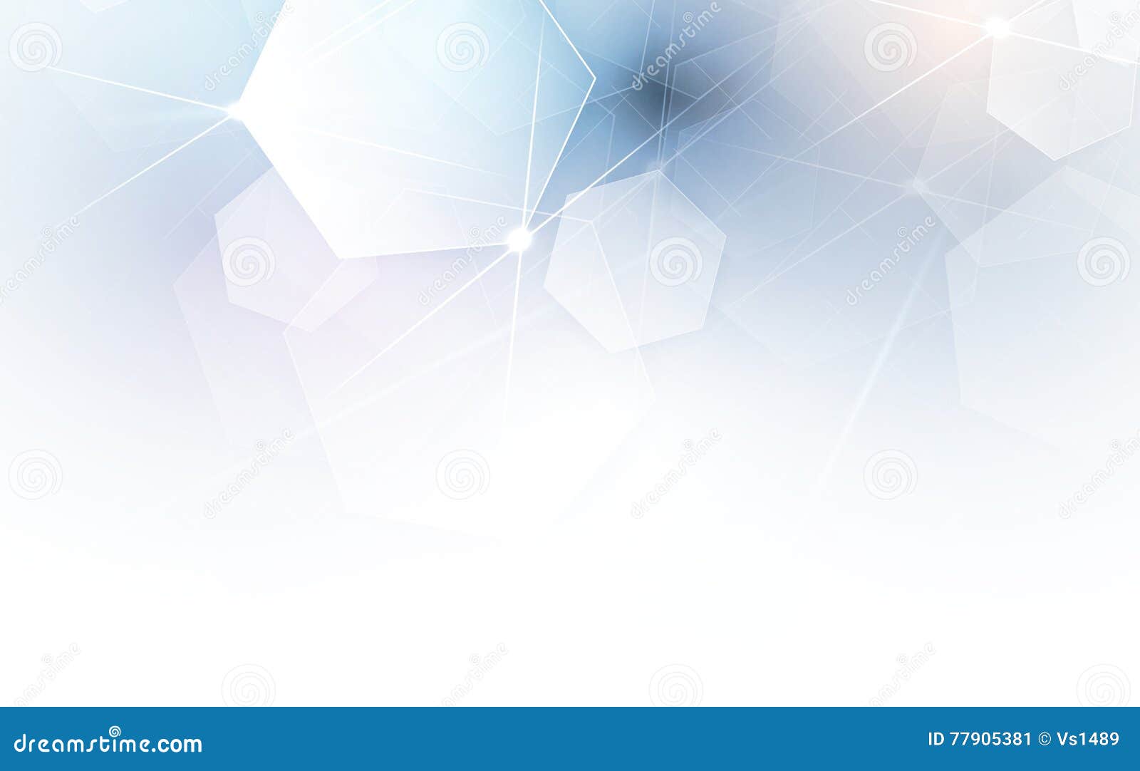 Abstract Hexagon Background. Technology Poligonal Design. Digital ...