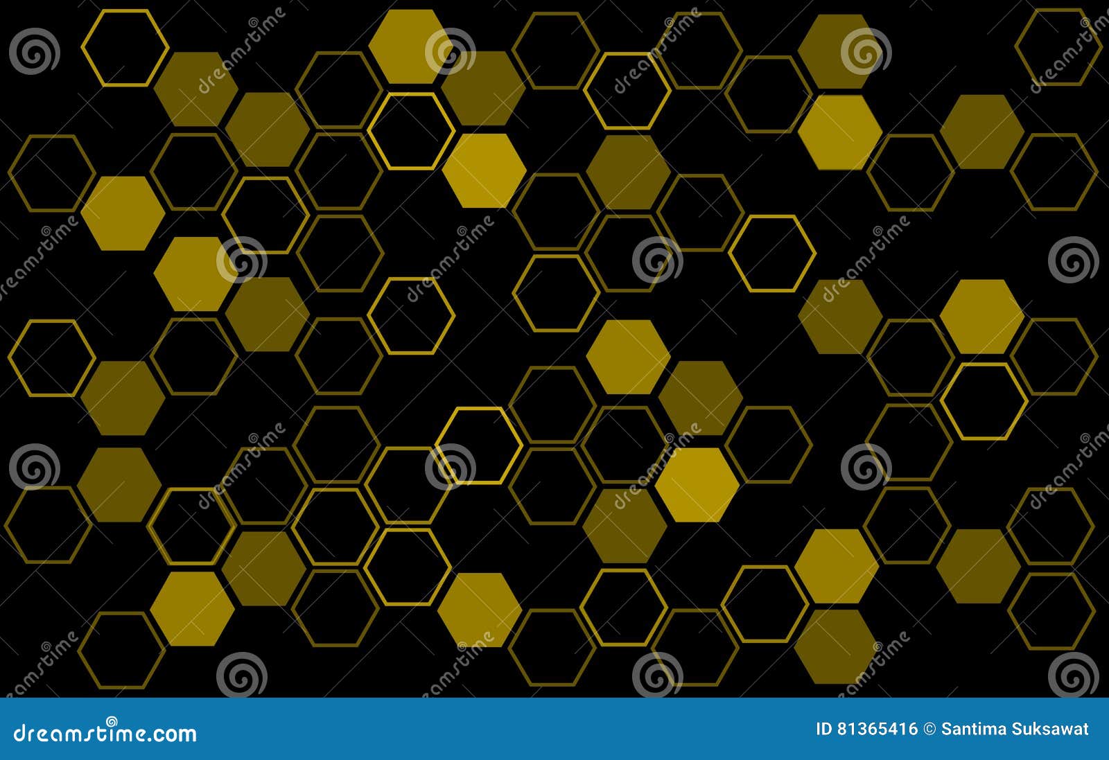 Abstract Hexagon Bee Hive Background Vector Stock Vector - Illustration ...