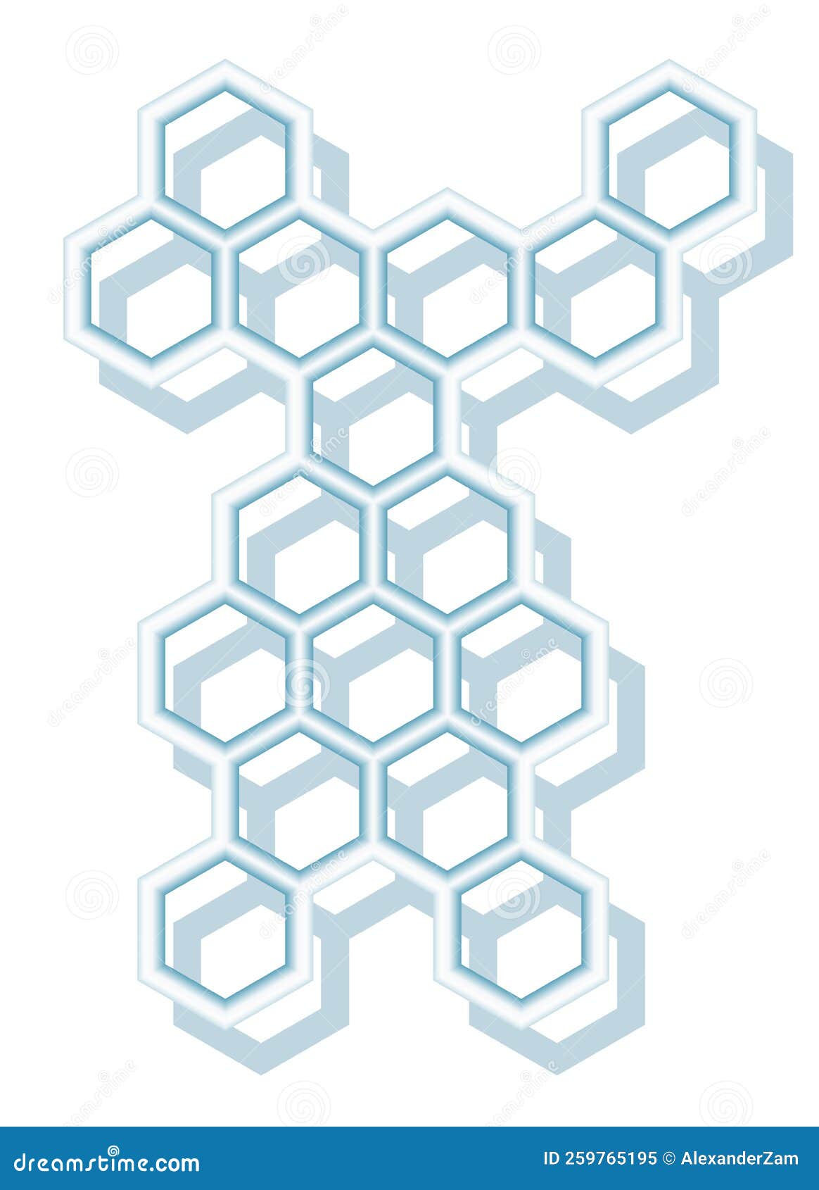 Abstract Hexagon Decoration Stock Vector - Illustration of decoration ...