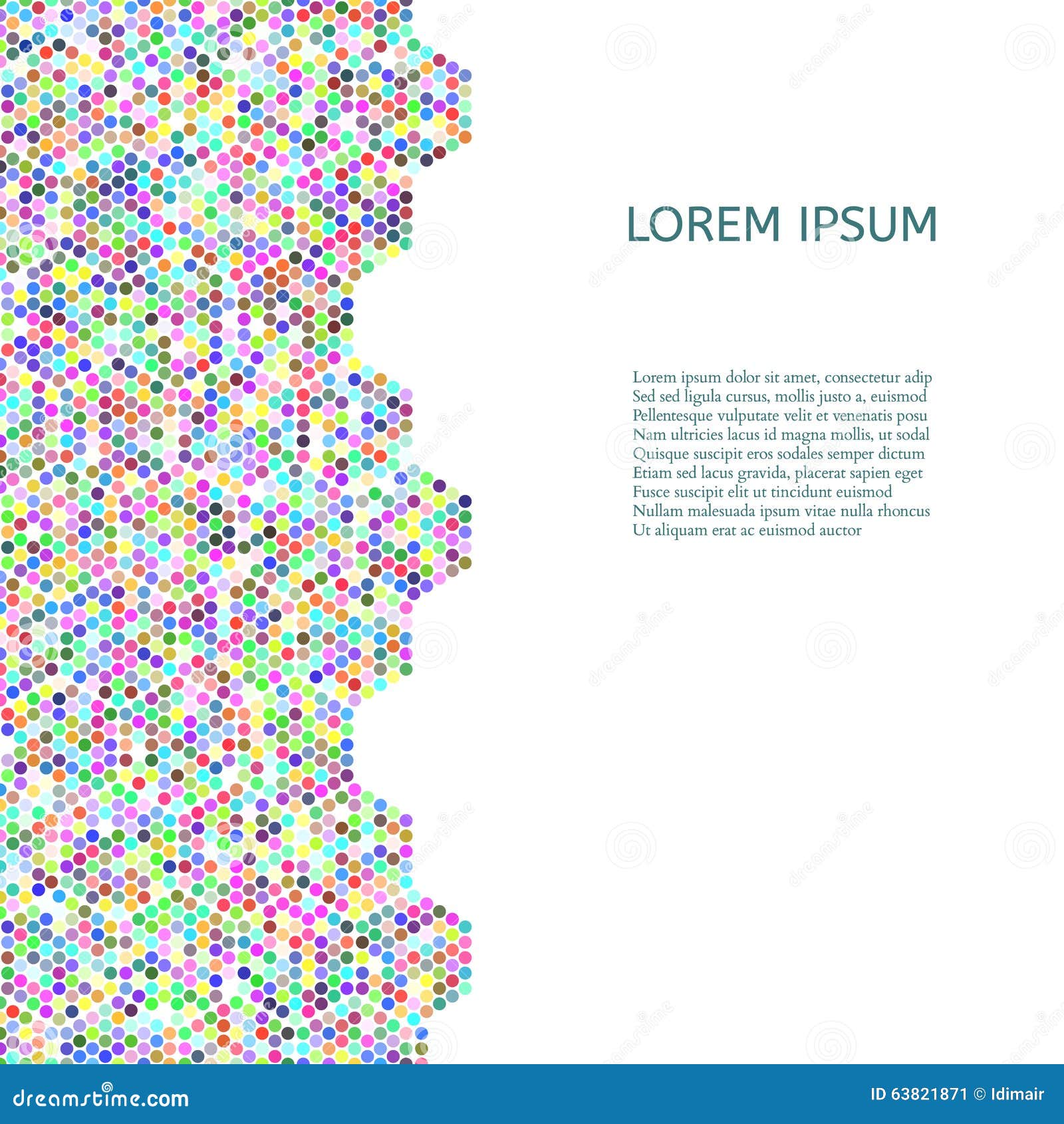 Hexagon Dots Set Logo Icon Template Cartoon Vector | CartoonDealer.com ...