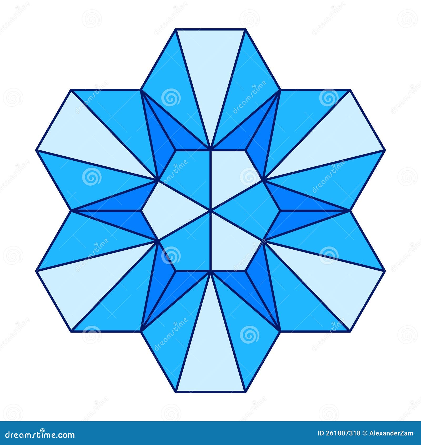 Abstract hexagon element stock vector. Illustration of configuration ...