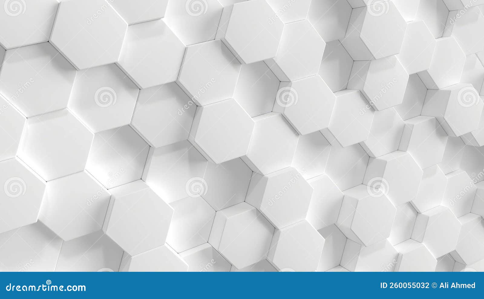 Abstract Hexagon Geometric Surface Loop Light Bright Clean Minimal Hexagonal Grid Pattern, Stock ...