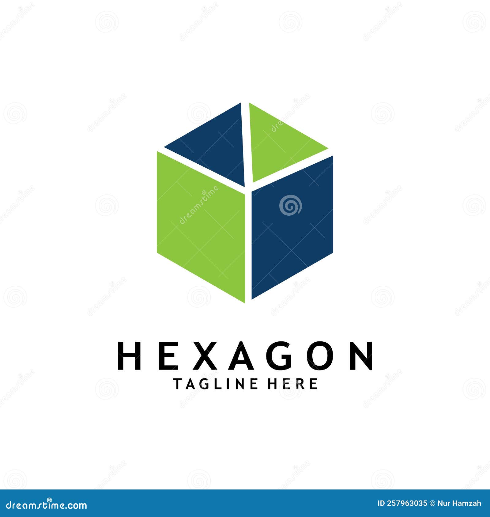 Abstract Hexagon Logo Vector Illustration Template Stock Vector ...