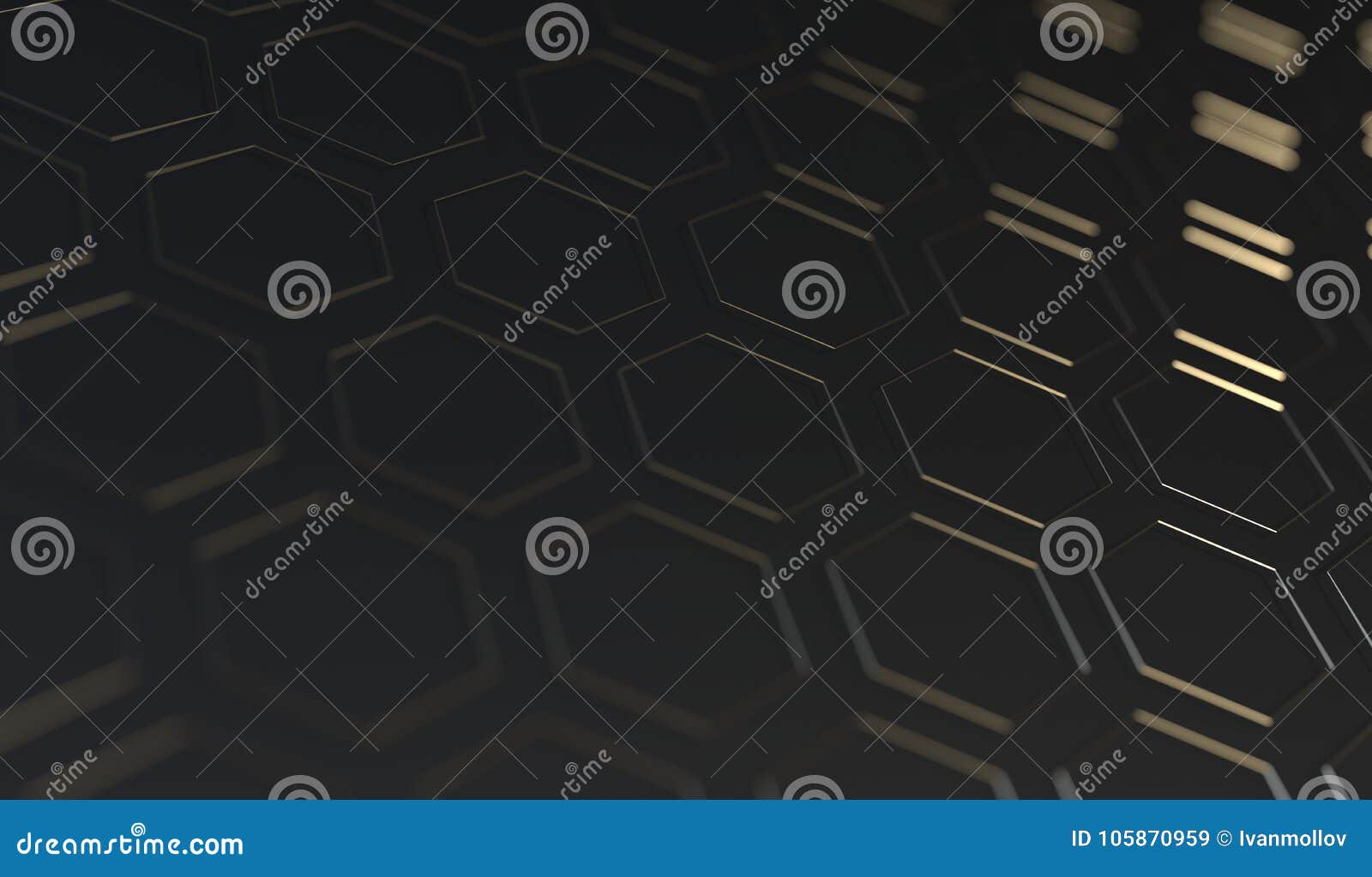 Abstract Hexagon Net Background Closeup Stock Illustration ...