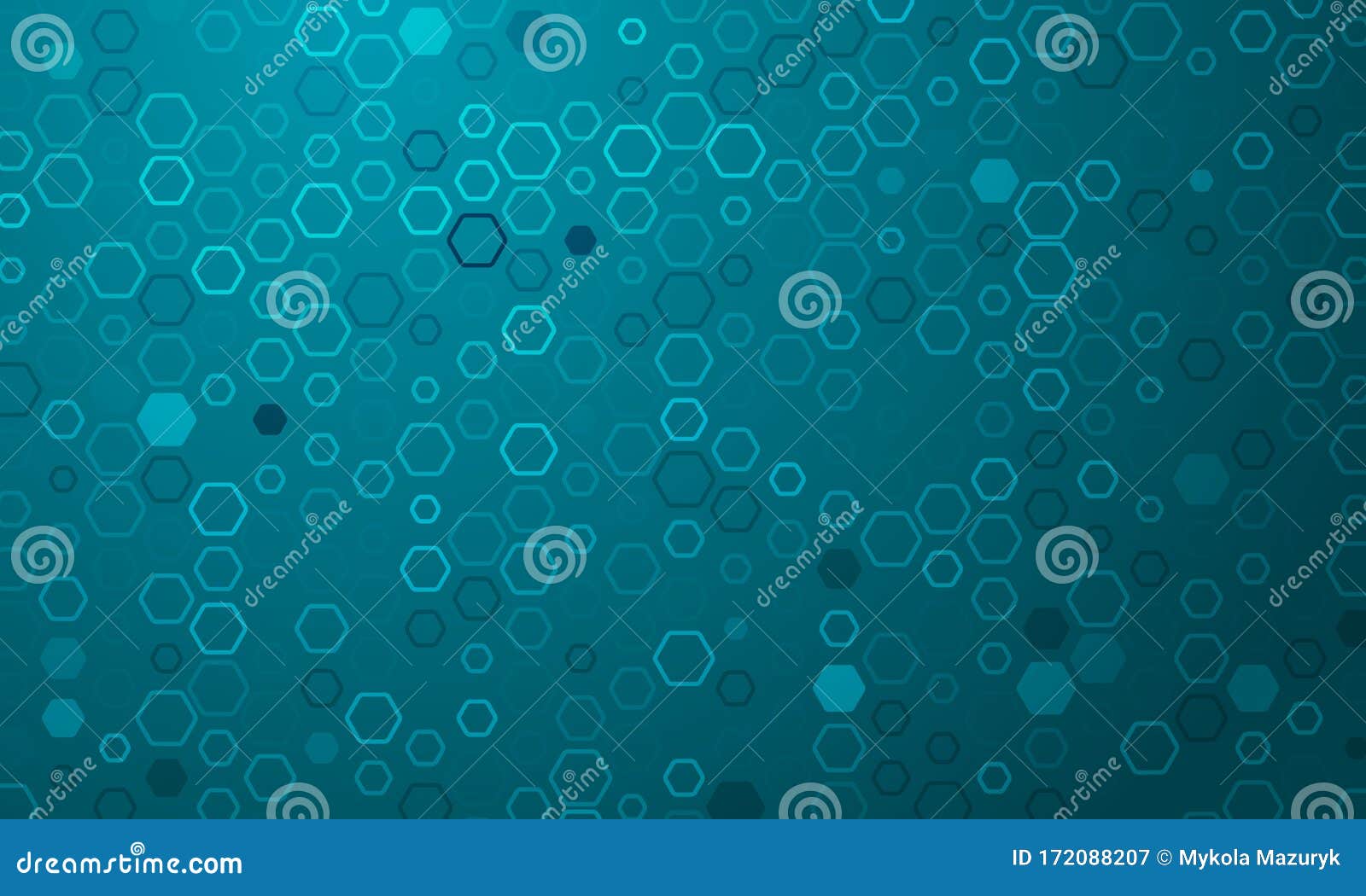 Abstract Hexagon Pattern with Differents Color Shapes Stock Vector ...