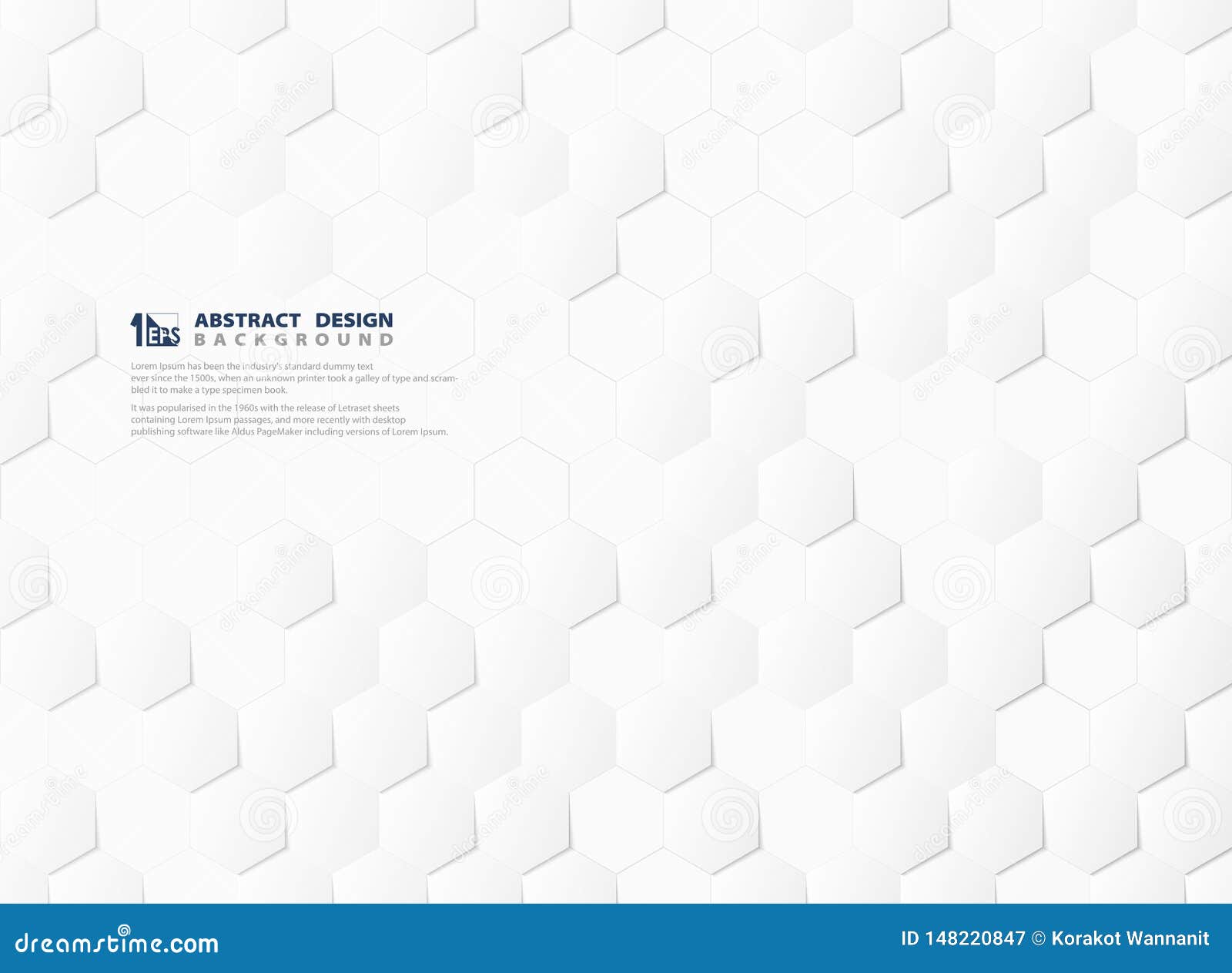 Hexagon Pattern. Vector Seamless Background | CartoonDealer.com #84223416