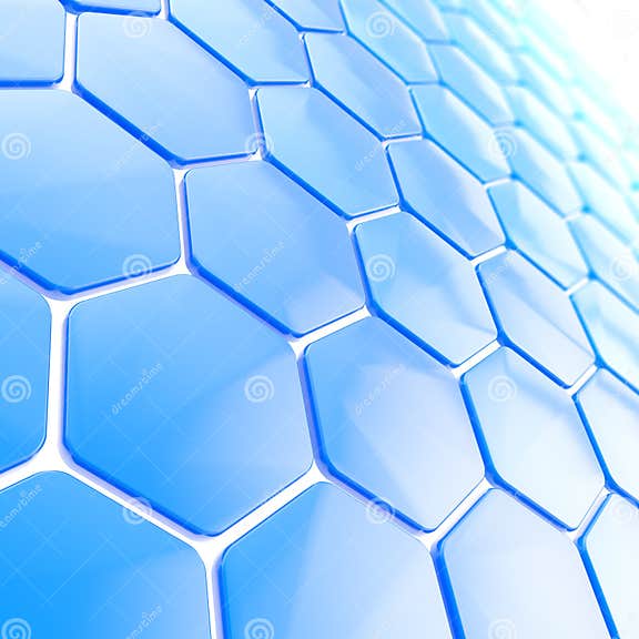Abstract Hexagon Shape Background Stock Illustration - Illustration of ...