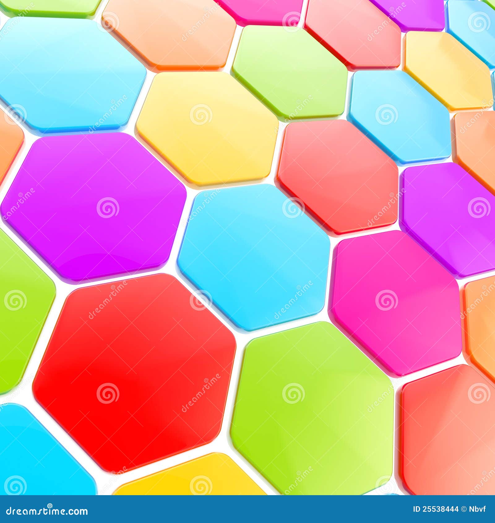 Abstract Hexagon Shape Background Stock Illustration - Illustration of ...