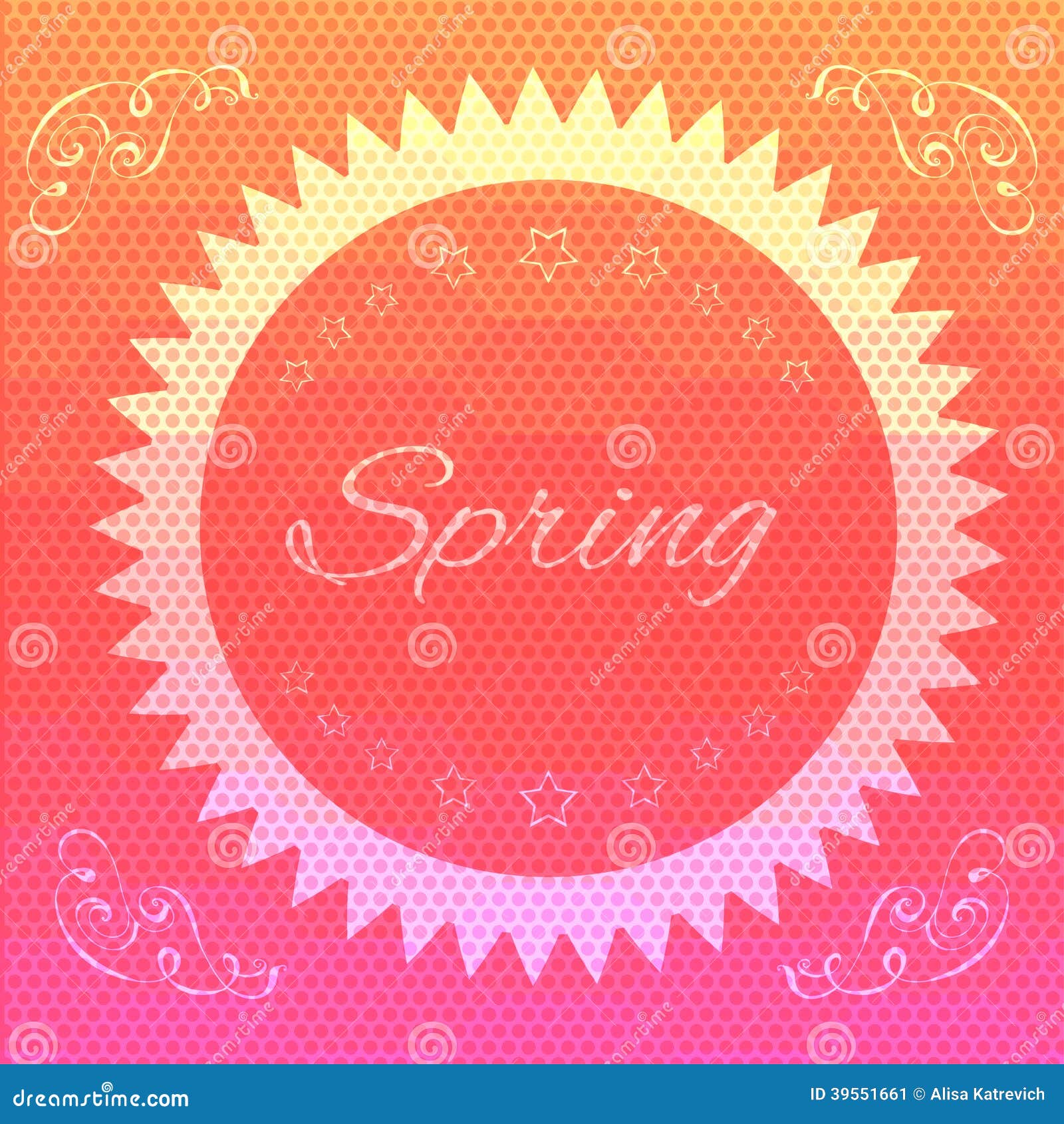 Abstract Hexagon Spring Background - Eps10 Stock Vector - Illustration ...