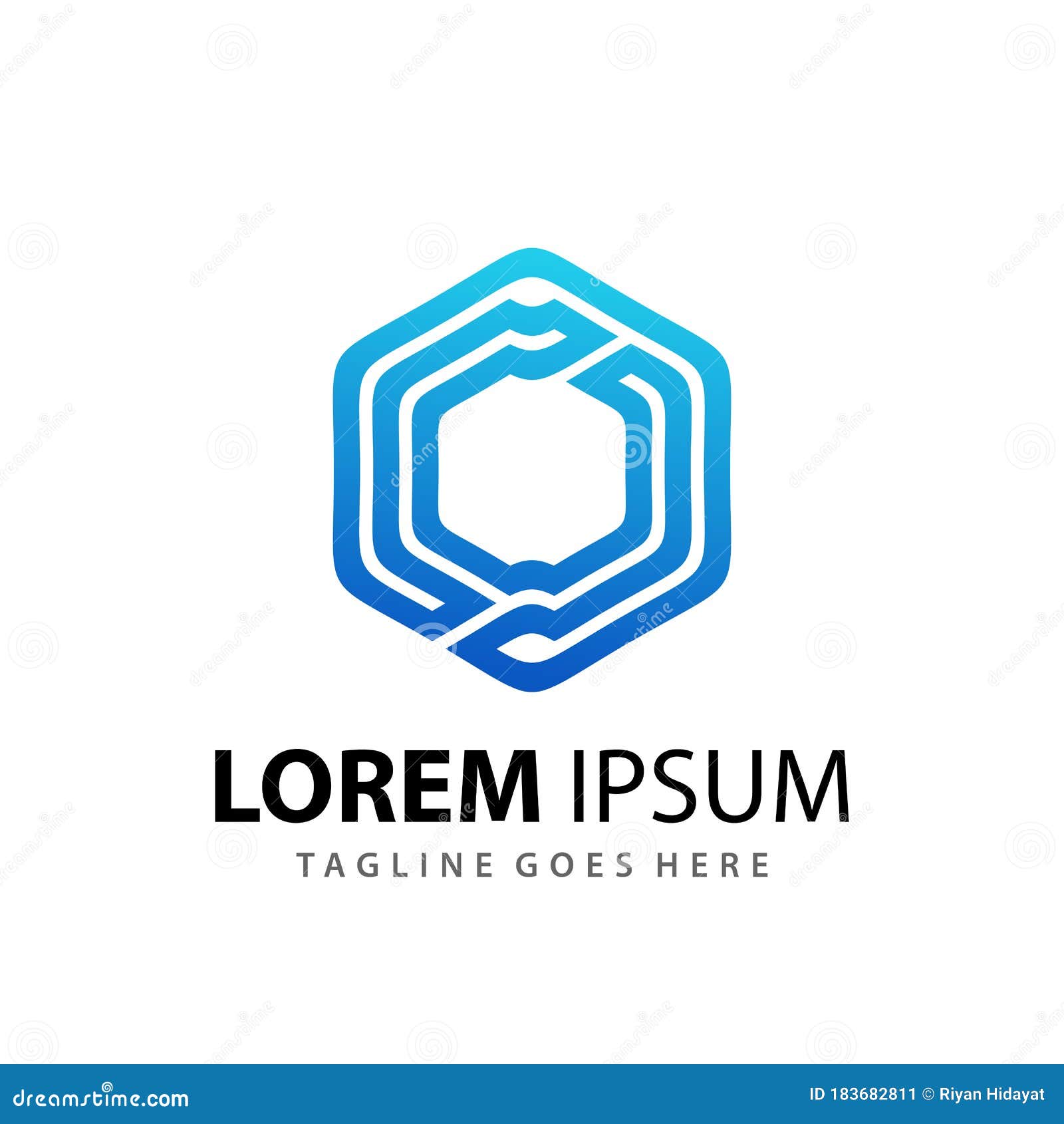 Abstract Hexagon Tech Company Logo Design Template Premium Vector Stock ...