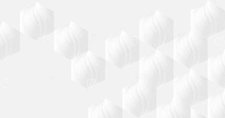 Abstract Hexagon with Wavy Curve Pattern Texture on White Background ...