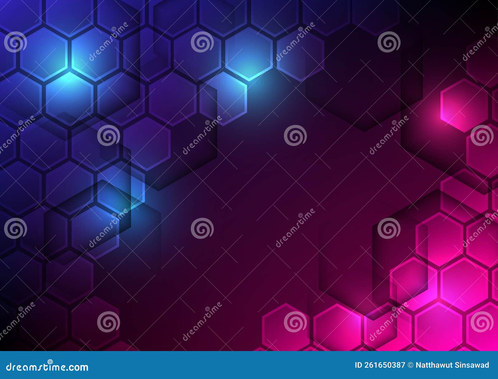 Abstract Hexagonal Background Design Stock Illustration - Illustration ...