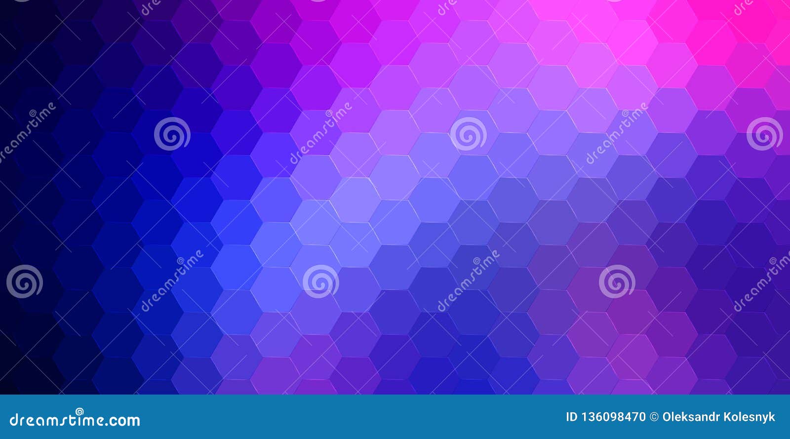Abstract Hexagonal Background. Vector Geometric Background with ...