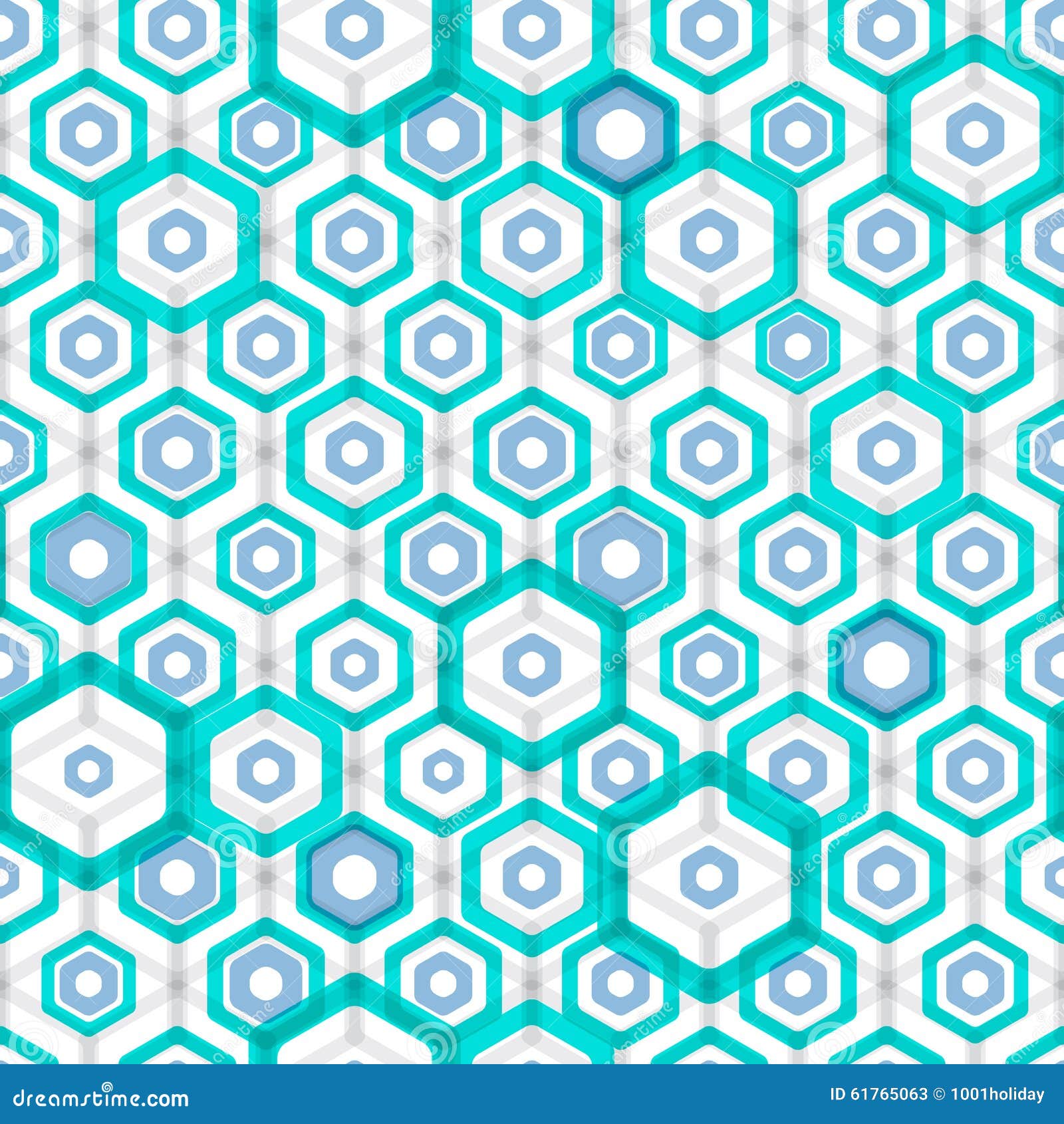 Abstract Hexagonal Seamless Pattern Stock Vector - Illustration of ...