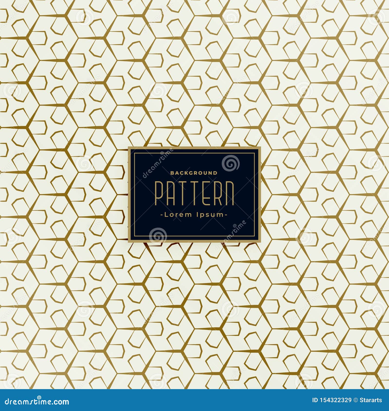 Abstract Hexagonal Shape Pattern Background Stock Vector - Illustration ...