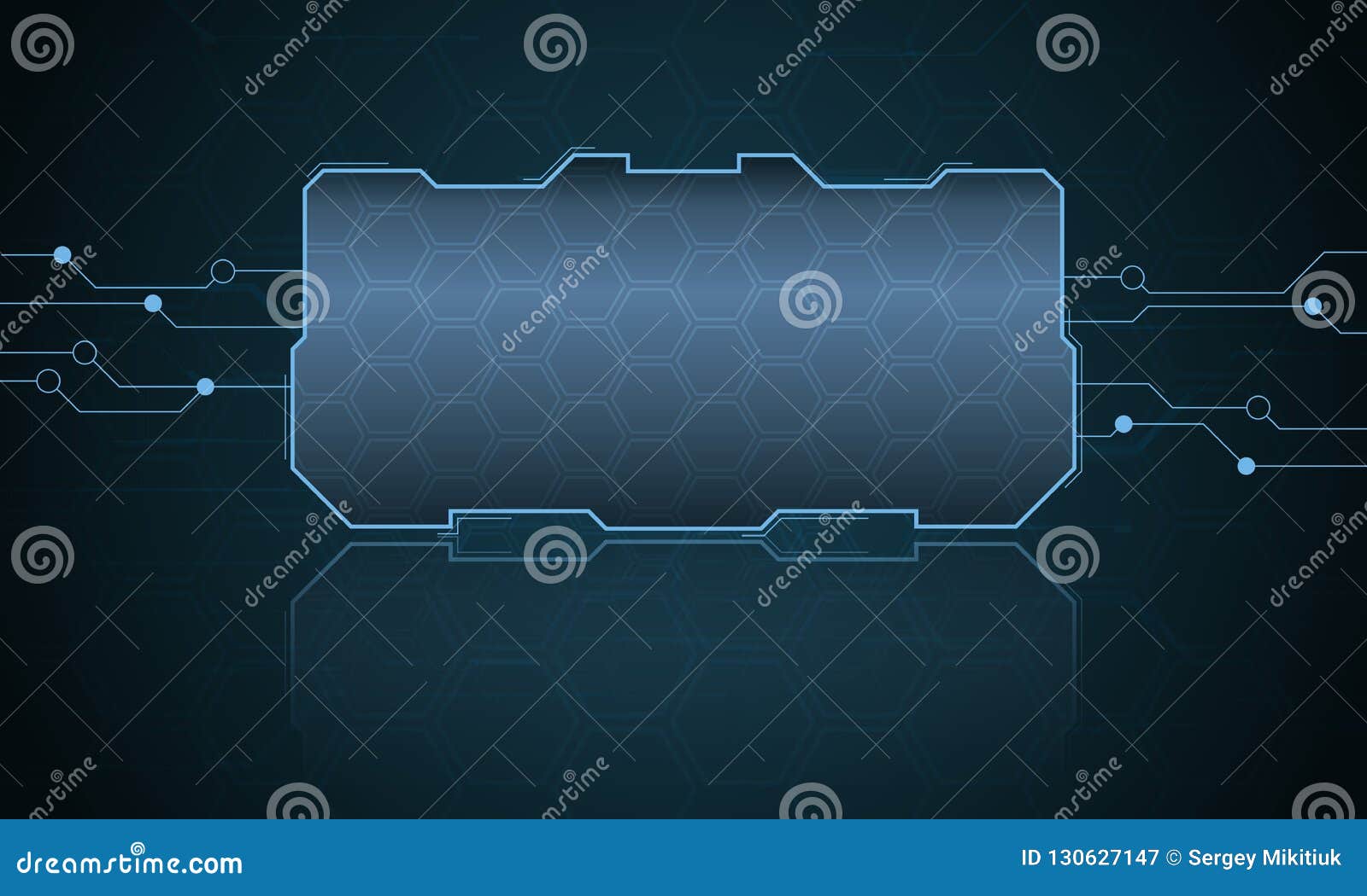 Abstract Hi-fi Digital Futuristic Frame. Vector Illustration. Stock ...