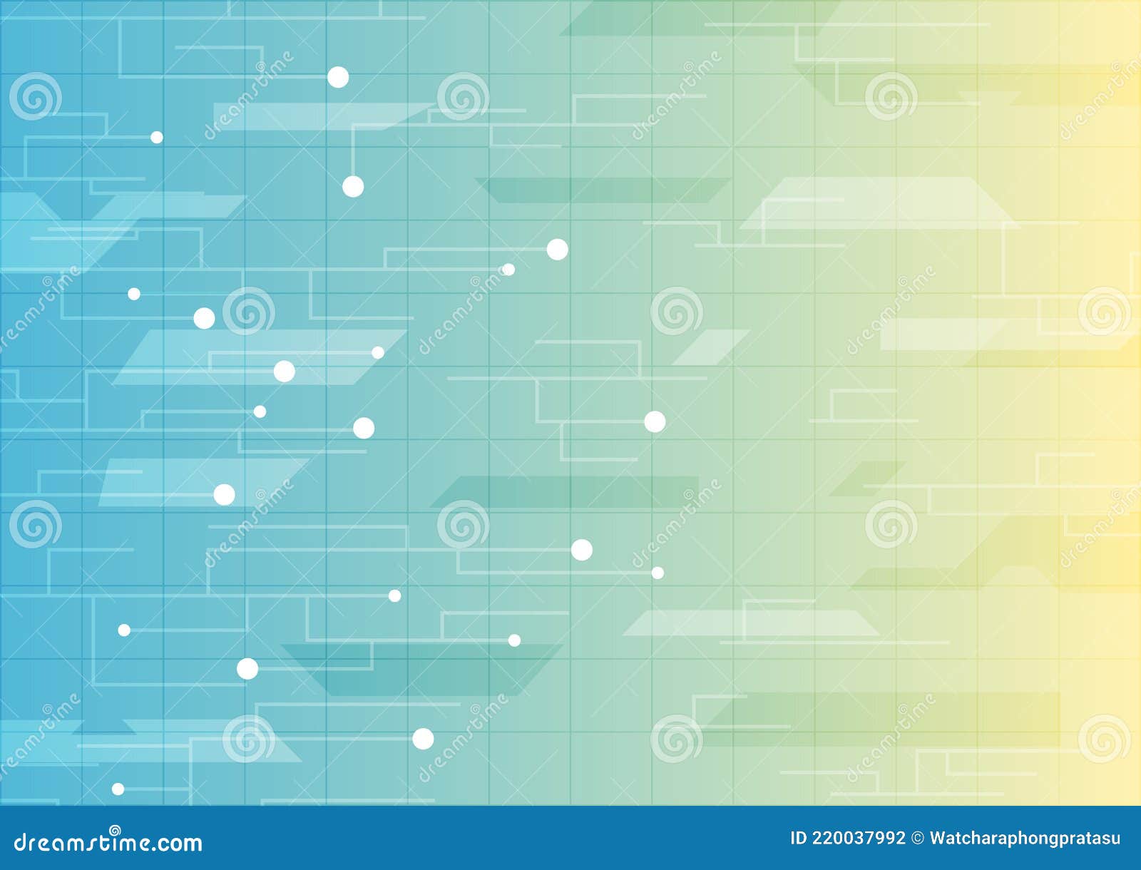 Abstract Hi-tech Background. Virtual Reality Technology Screen Stock ...