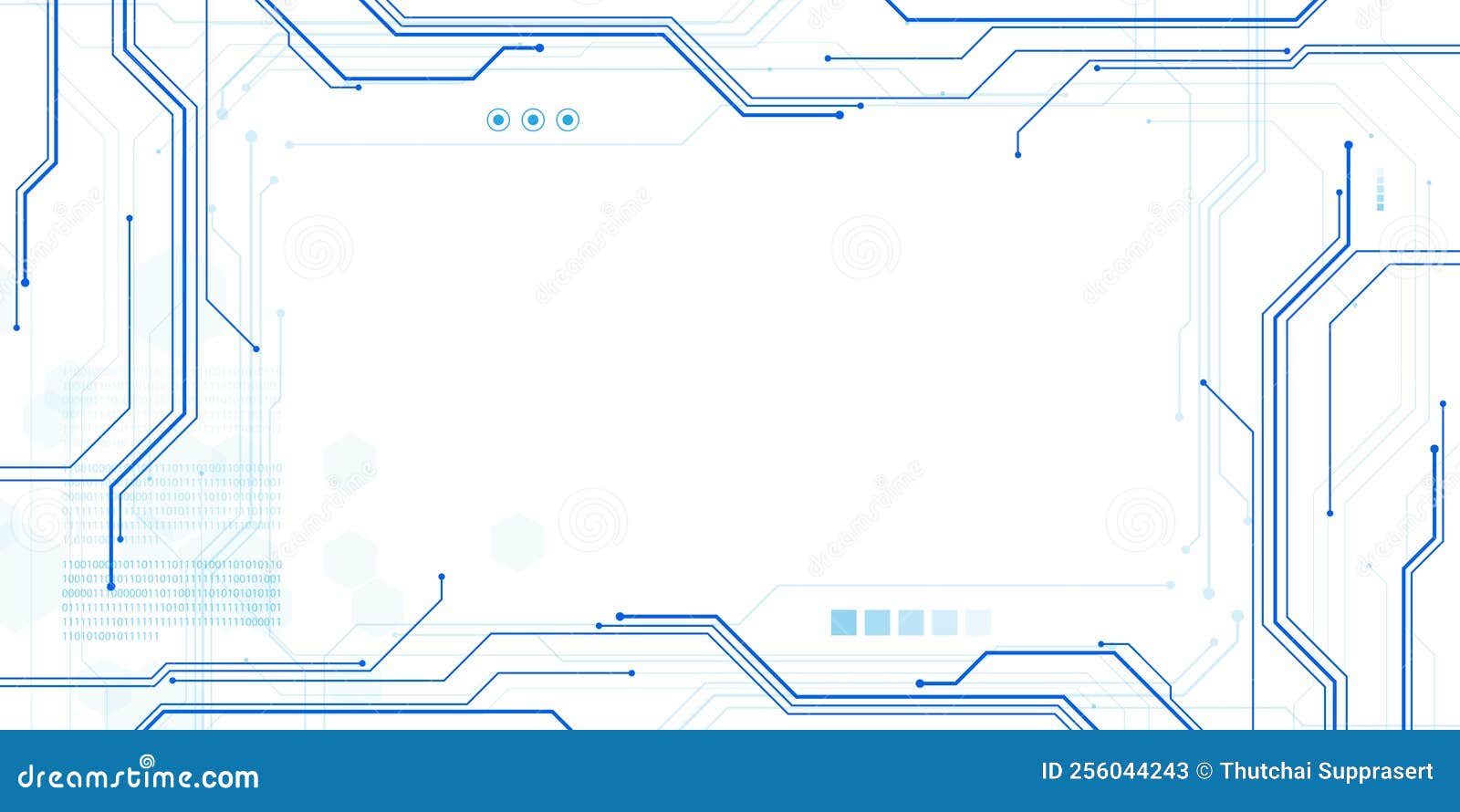 Abstract Hi Tech. Abstract Digital Background with Technology. Vector ...