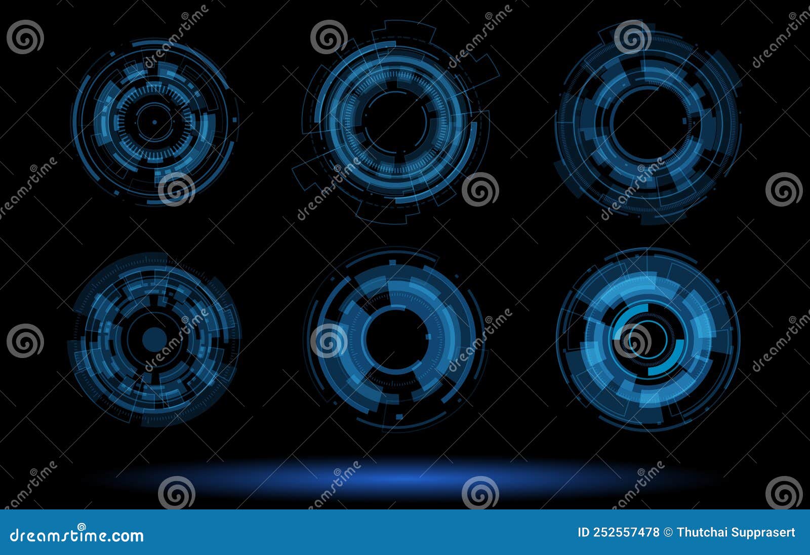 Abstract Hi Tech. Abstract Digital Background with Technology. Vector ...