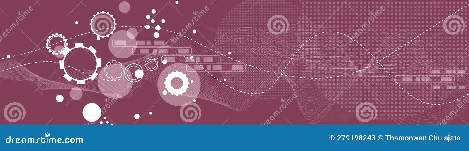 Abstract Hi-tech Engineering Machine Technology Background Stock Vector ...