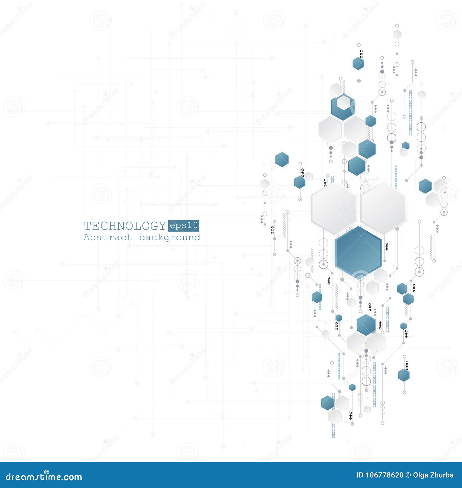 Abstract Hi-tech, Engineering, Machine, Technology Concept. Vector ...