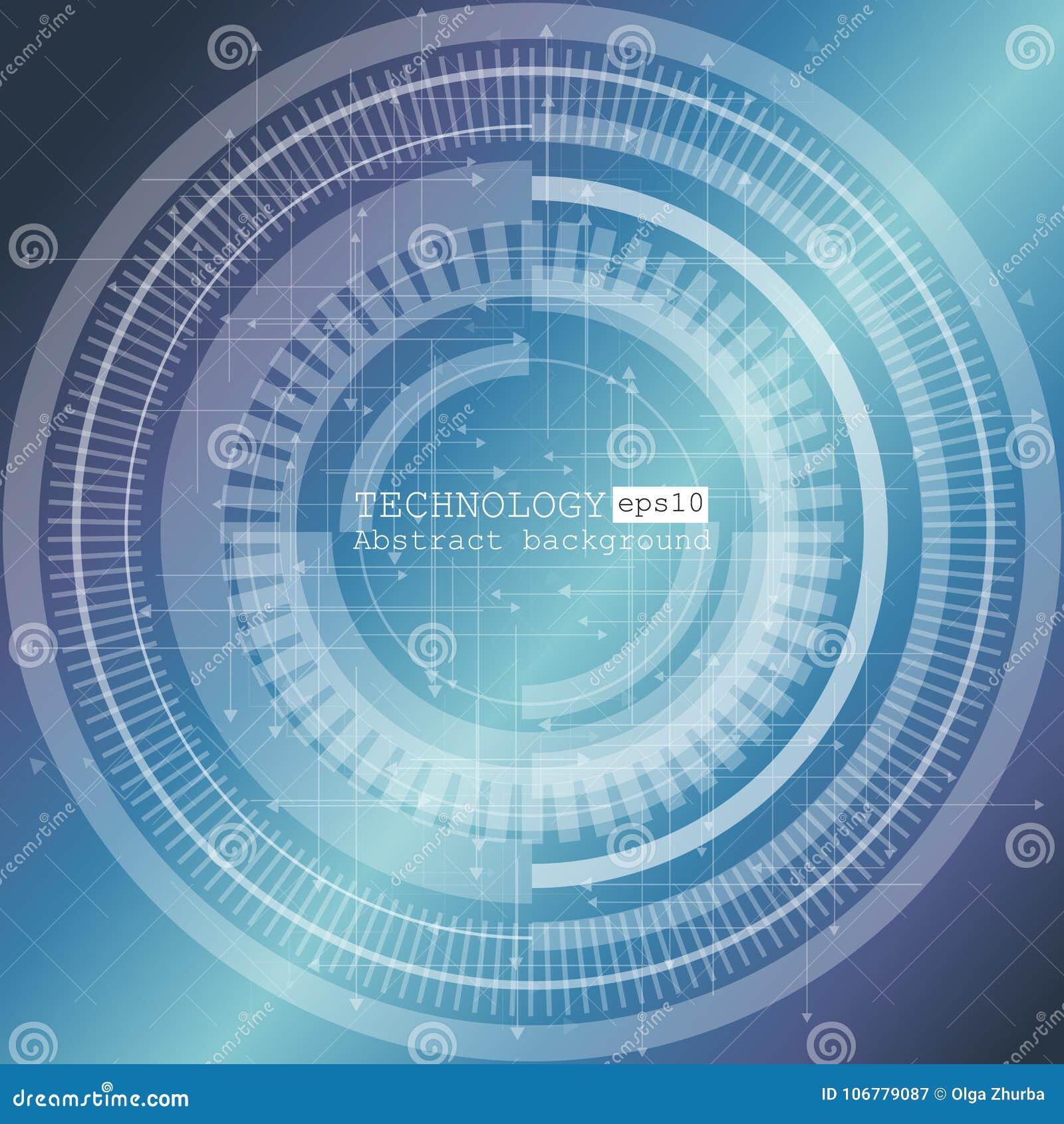 Abstract Hi-tech, Engineering, Machine, Technology Concept. Vector ...