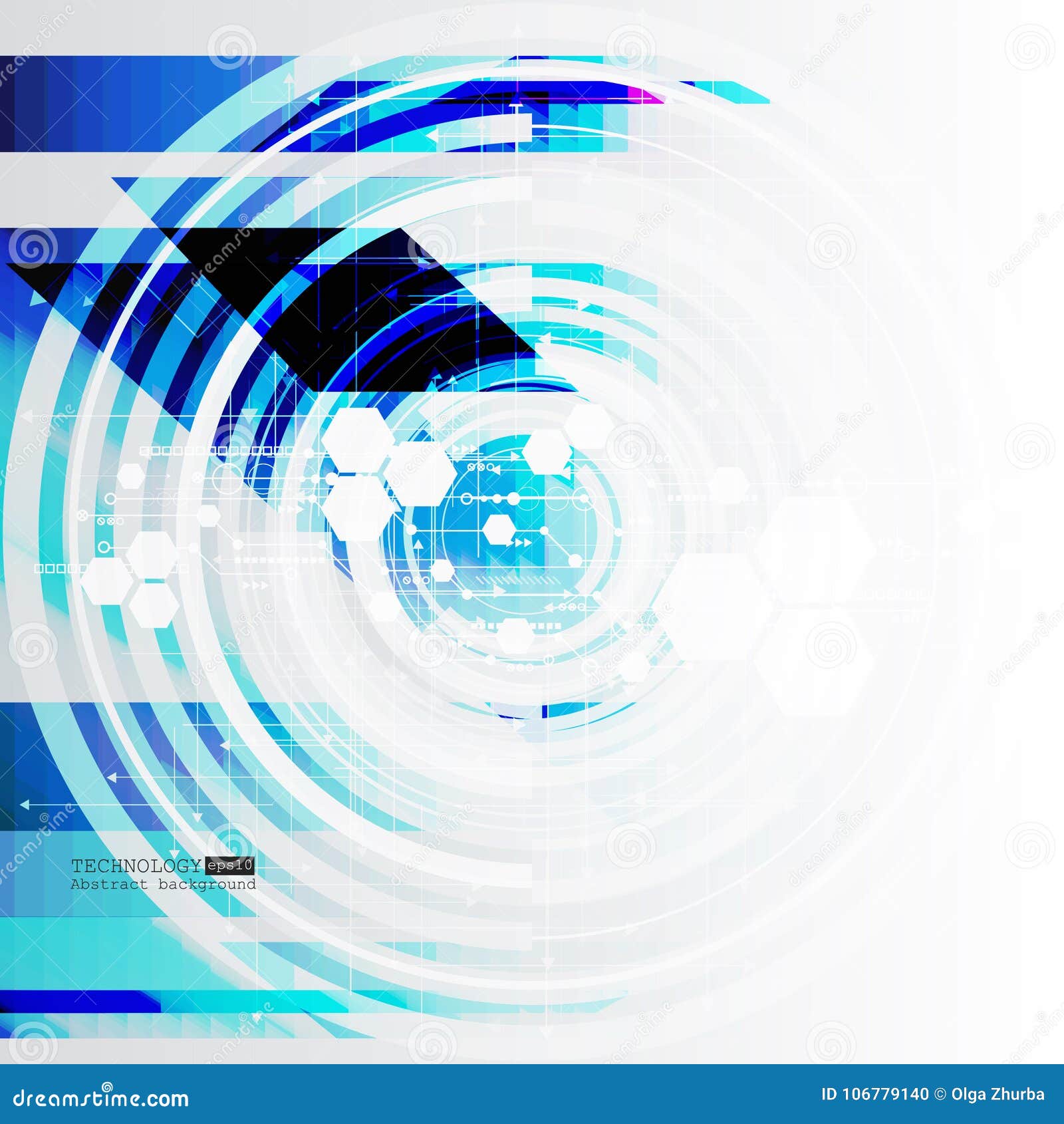 Abstract Hi-tech, Engineering, Machine, Technology Concept. Vector ...