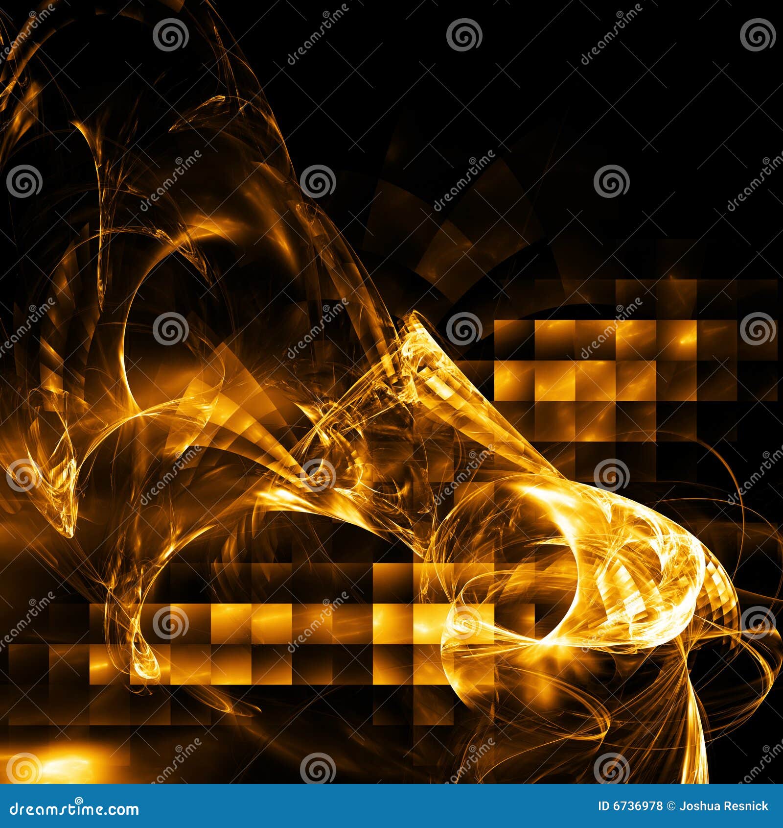 Abstract Hi-tech fractal stock illustration. Illustration of fractal ...