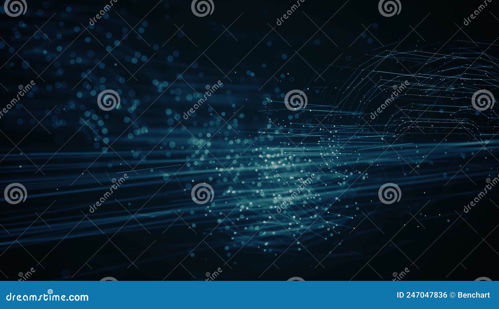 Abstract Hi Tech Futuristic Plexus Design Loop Stock Footage - Video of ...