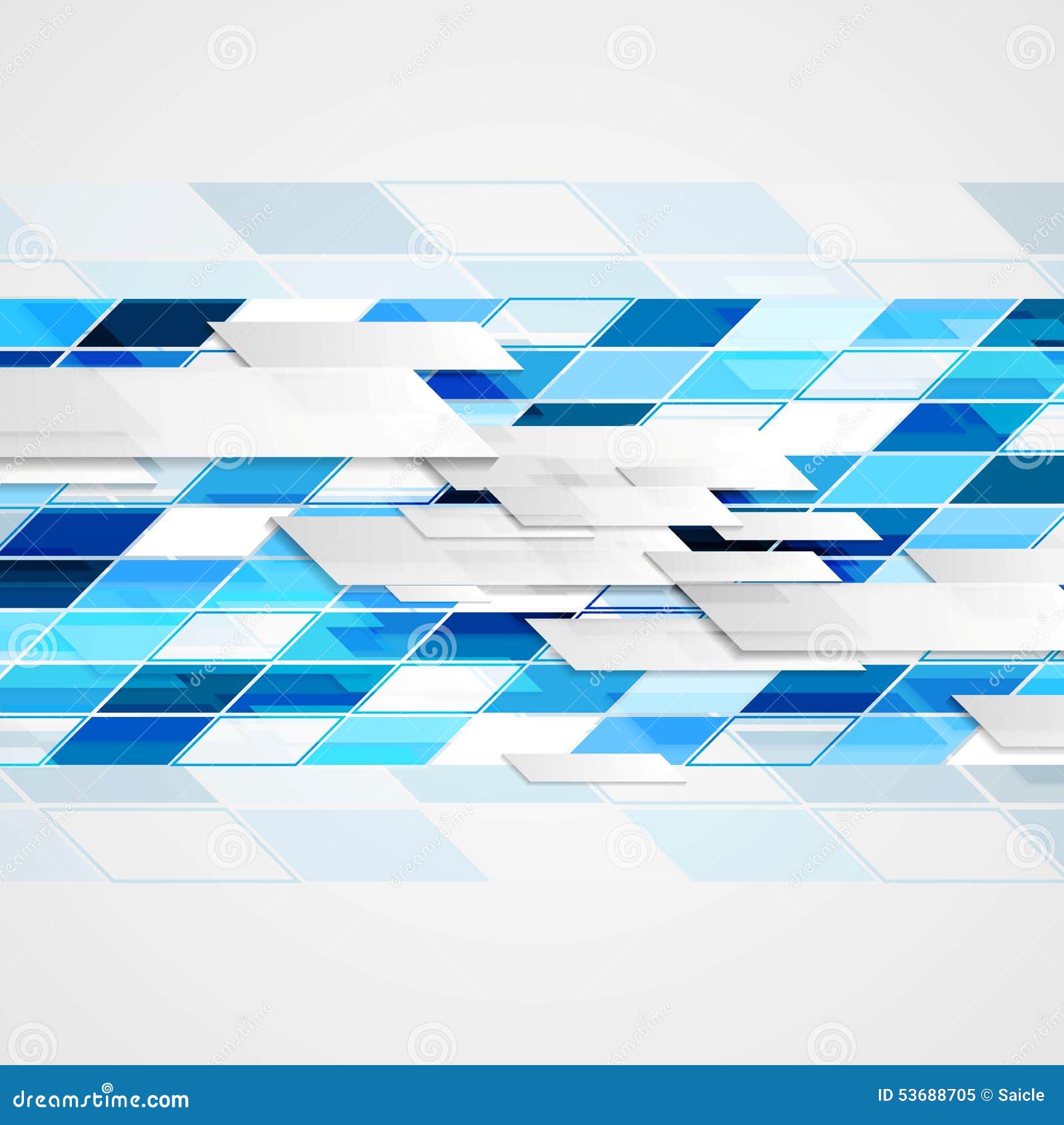 Abstract Hi-tech Geometric Bright Background Stock Vector ...