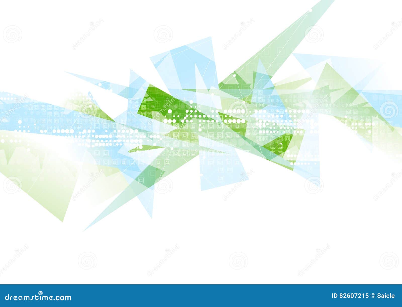 Abstract Hi-tech Geometric Polygonal Shapes Background Stock Vector ...