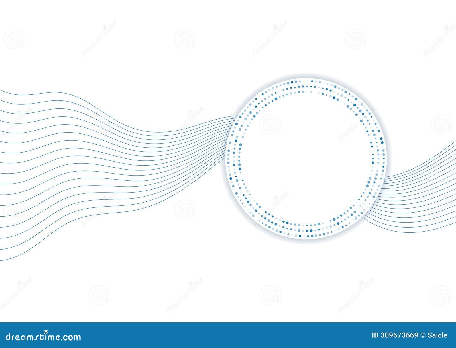 Abstract Hi-tech Minimal Background with Blue Wavy Lines Stock ...