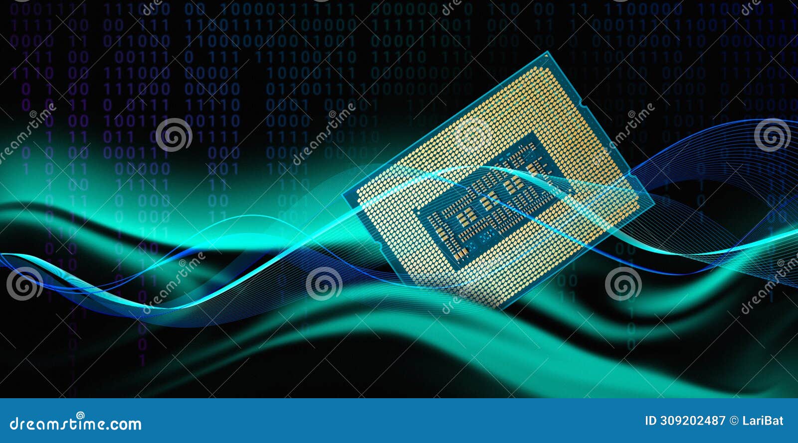Abstract High-performance High-speed Processor on Dark Green ...