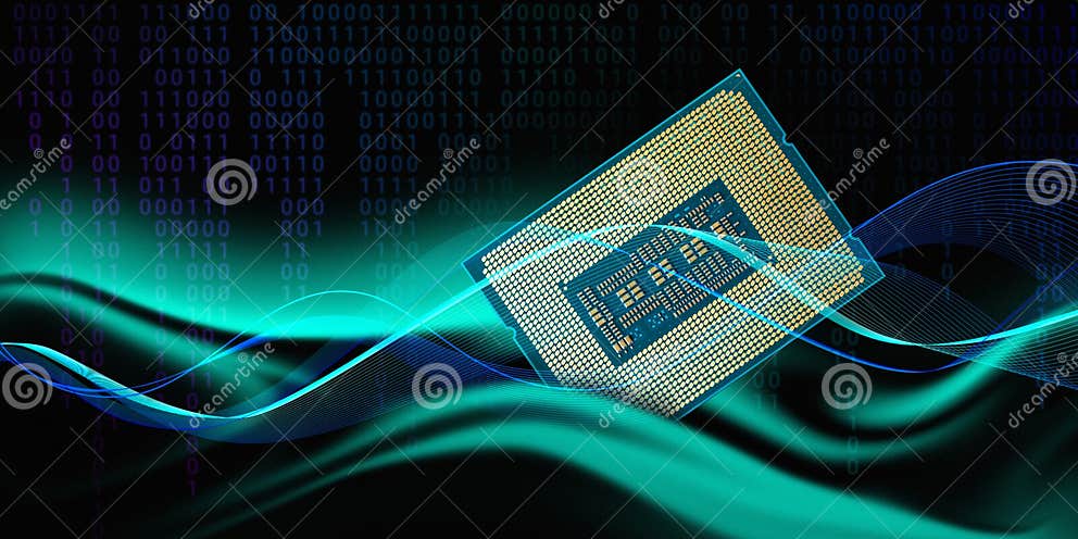 Abstract High-performance High-speed Processor on Dark Green ...