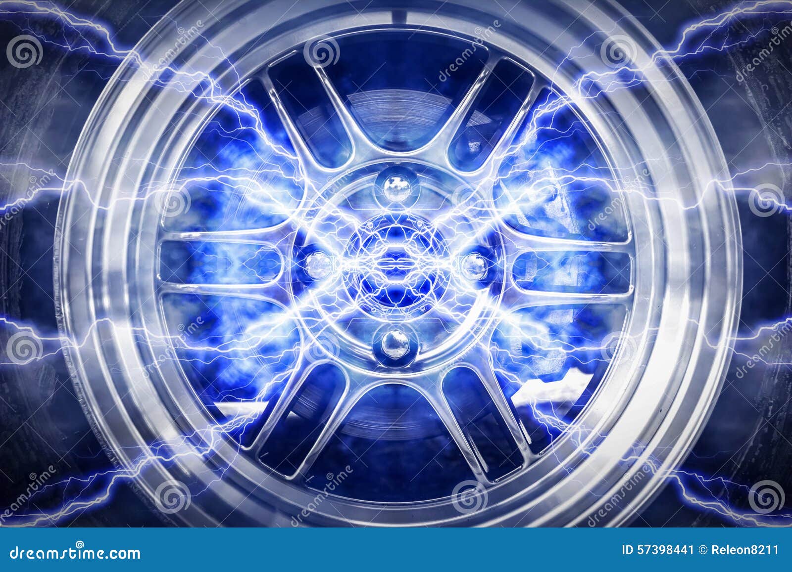 High Power Circular Energy Field Texture Royalty-Free Stock Photography ...