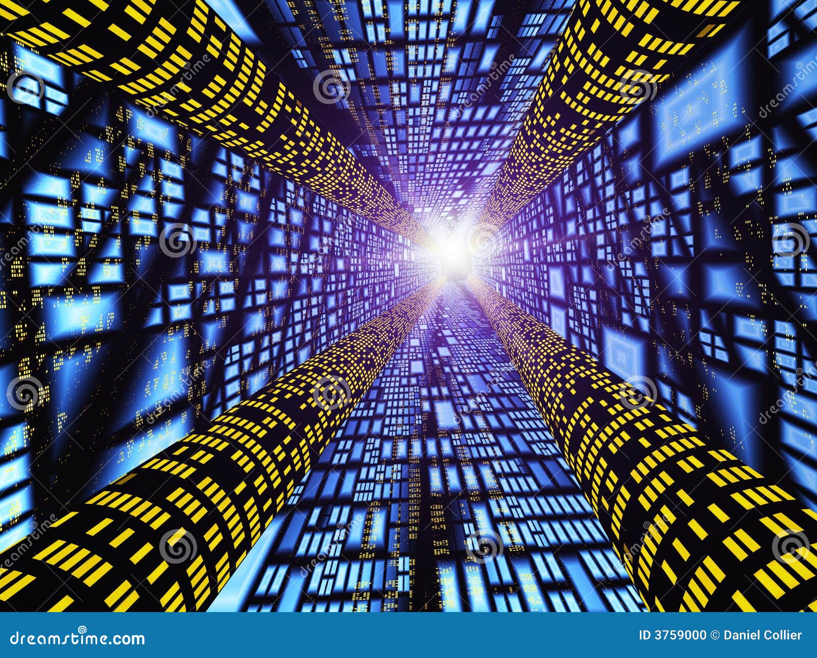 Abstract - High Speed Conduit Stock Illustration - Illustration of ...