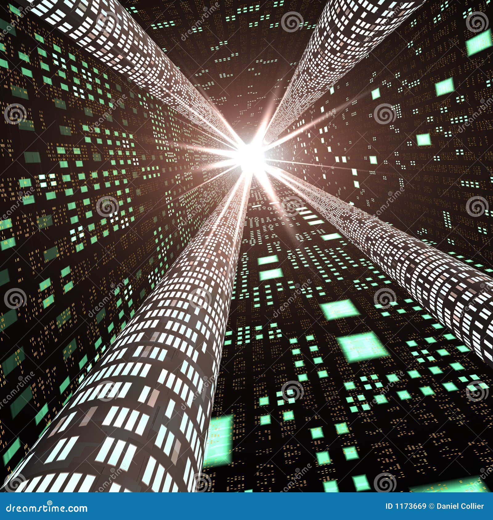 Abstract - High Speed Information Highway Stock Illustration ...