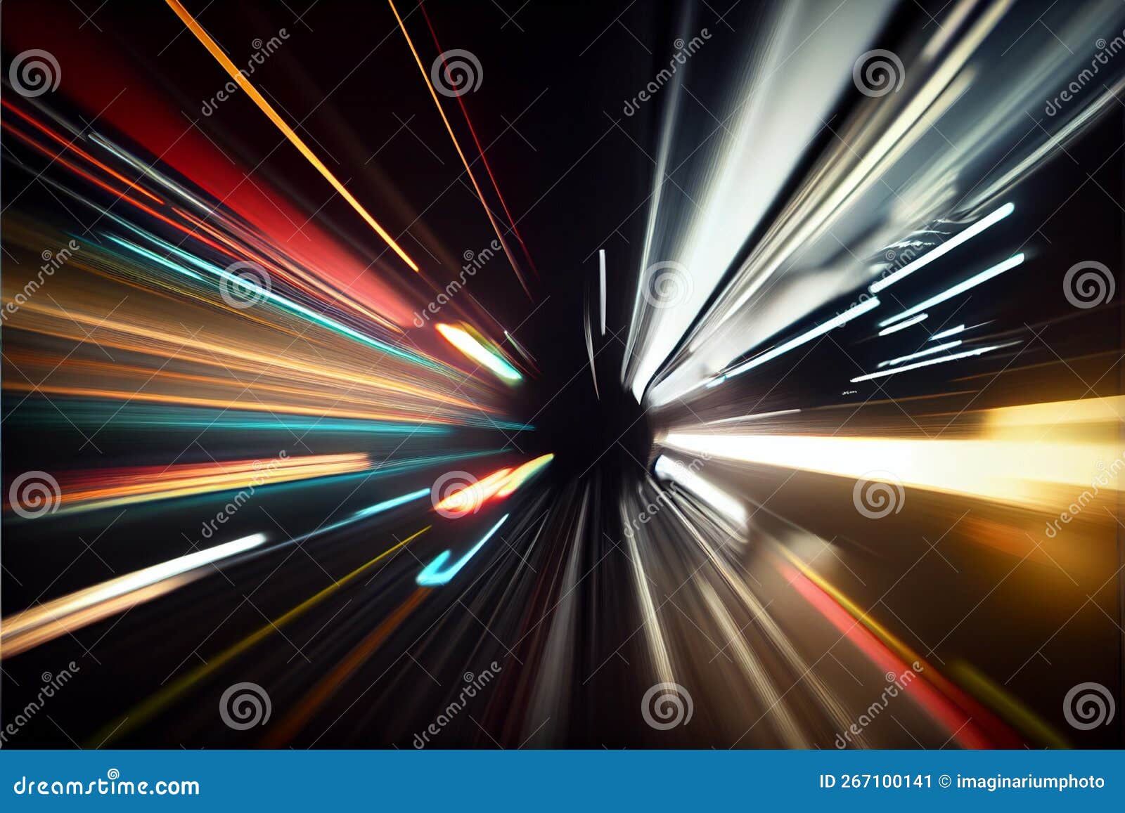 Abstract High Speed Technology POV Motion Blur Stock Illustration ...
