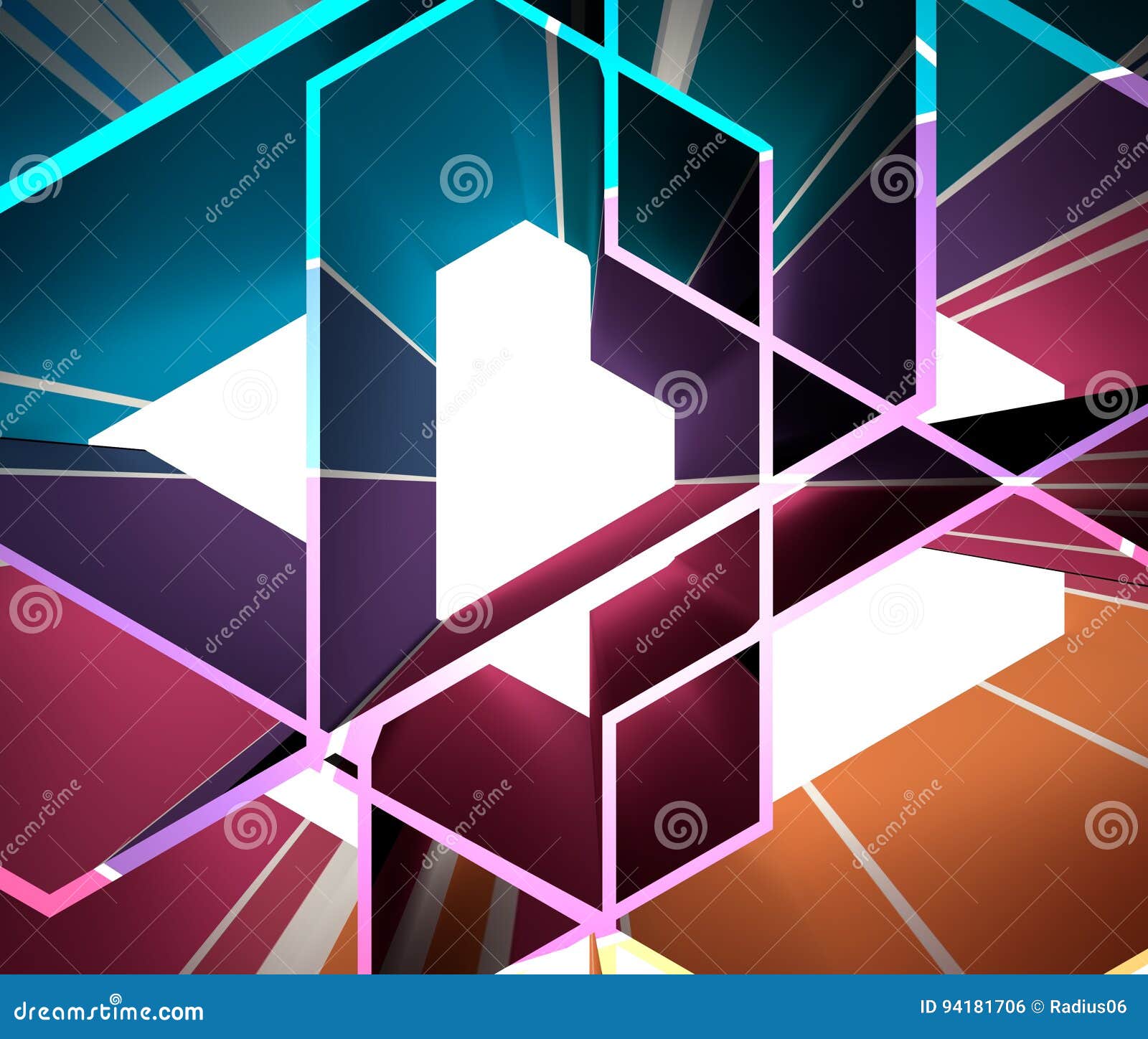 Abstract High Tech Background Stock Illustration - Illustration of ...