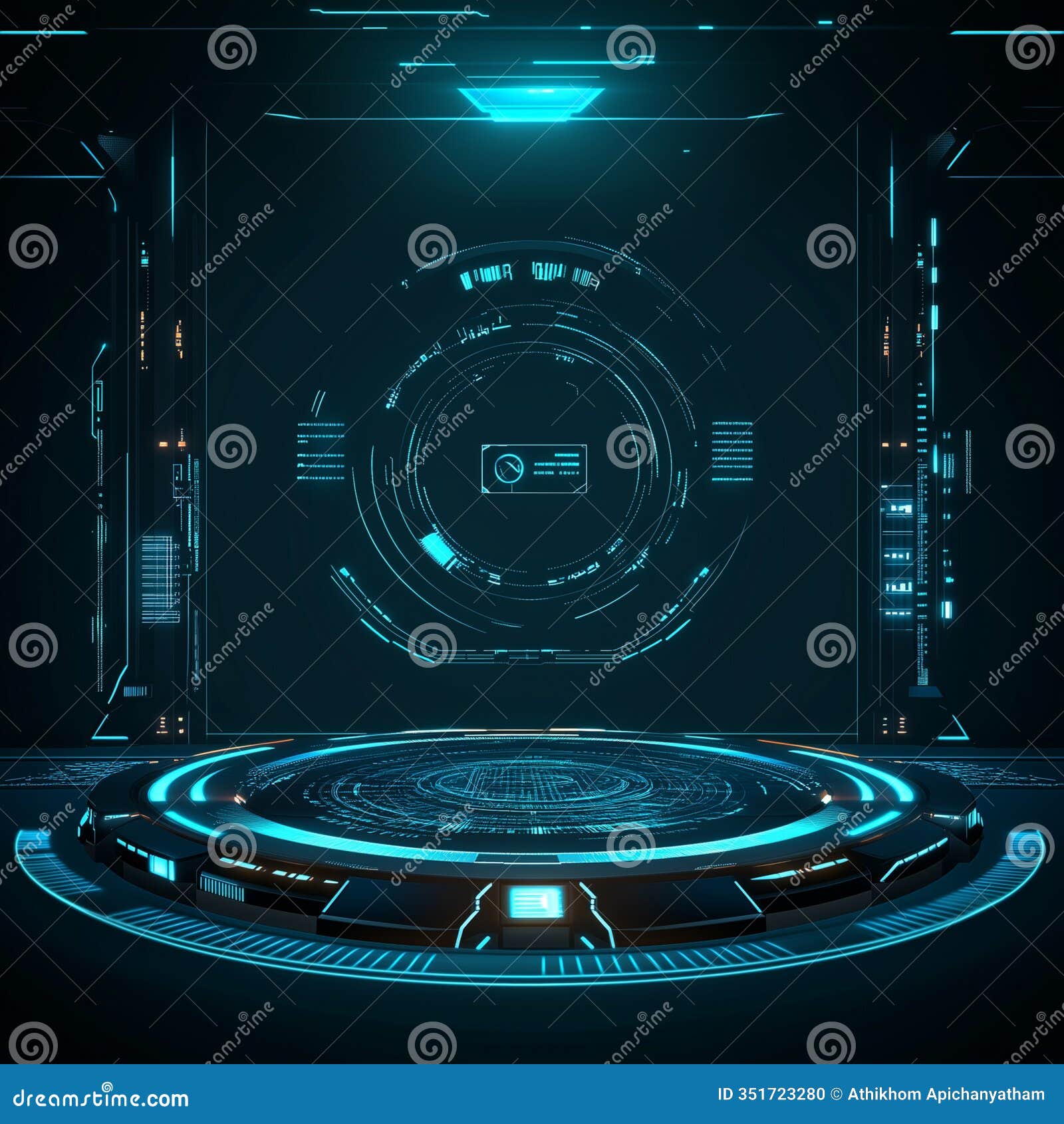 Abstract High Tech Background Image Stock Illustration - Illustration ...